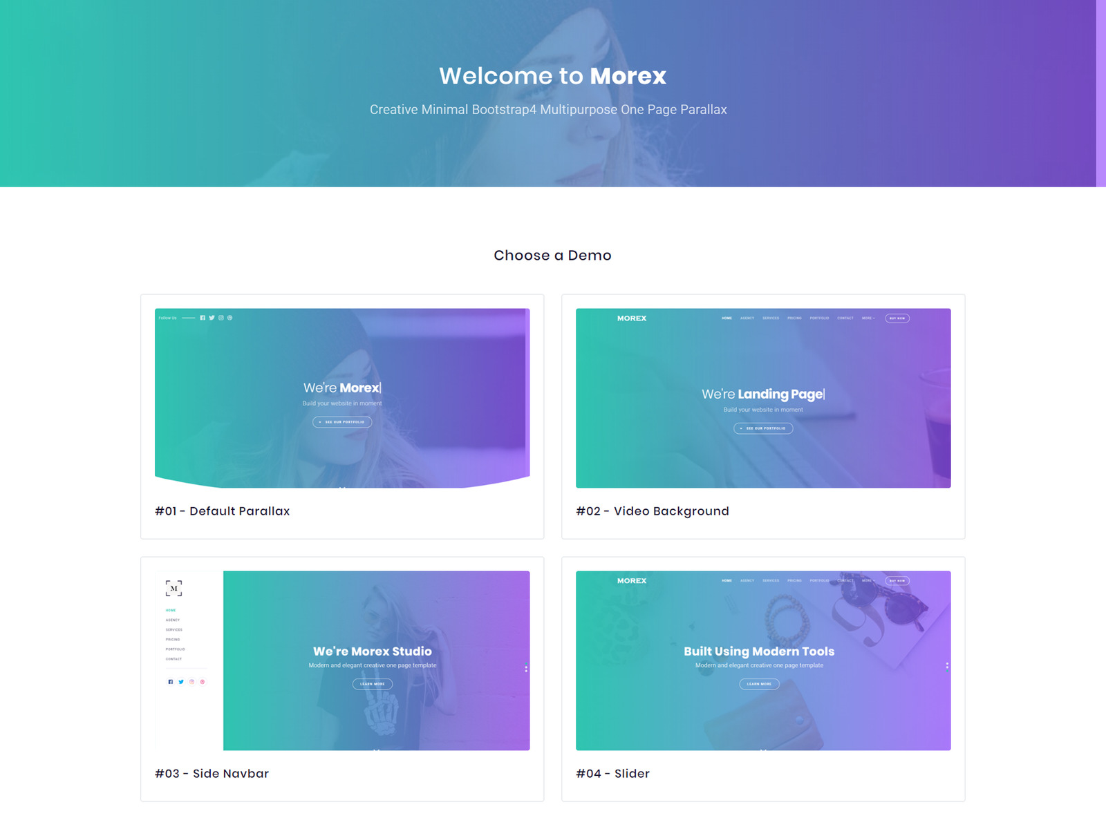 Morex - Landing Page Template #99811 - TemplateMonster