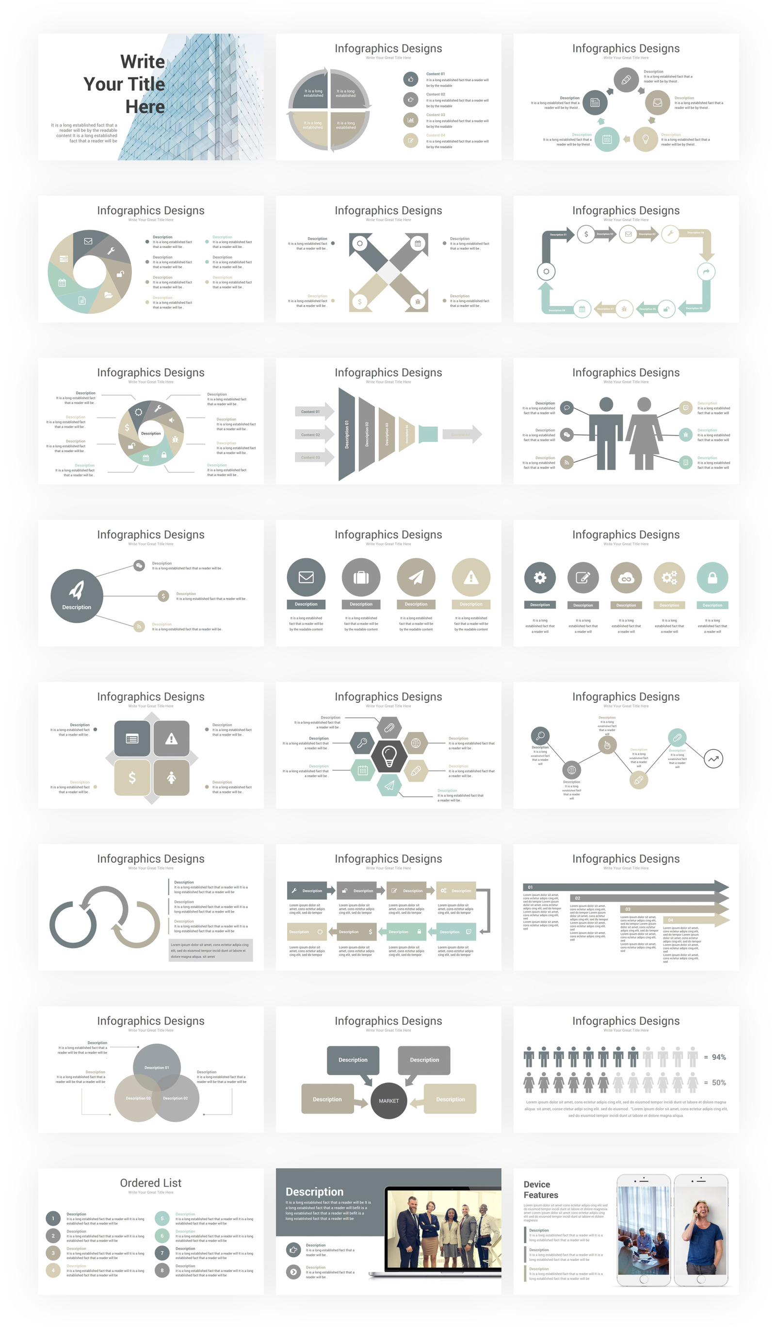 Business Pack PowerPoint template #87012 - TemplateMonster
