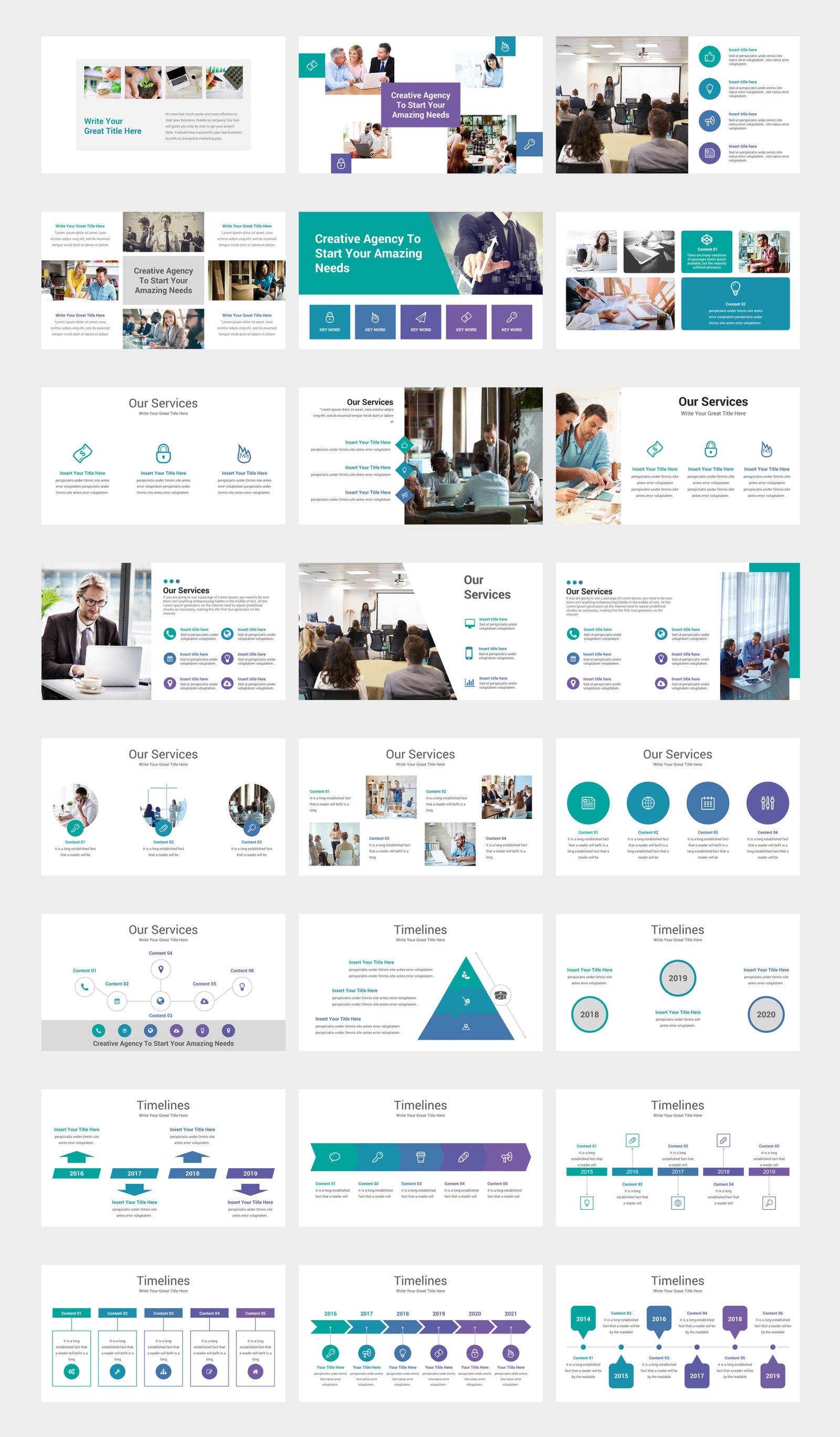 Start up PowerPoint template #87602 - TemplateMonster