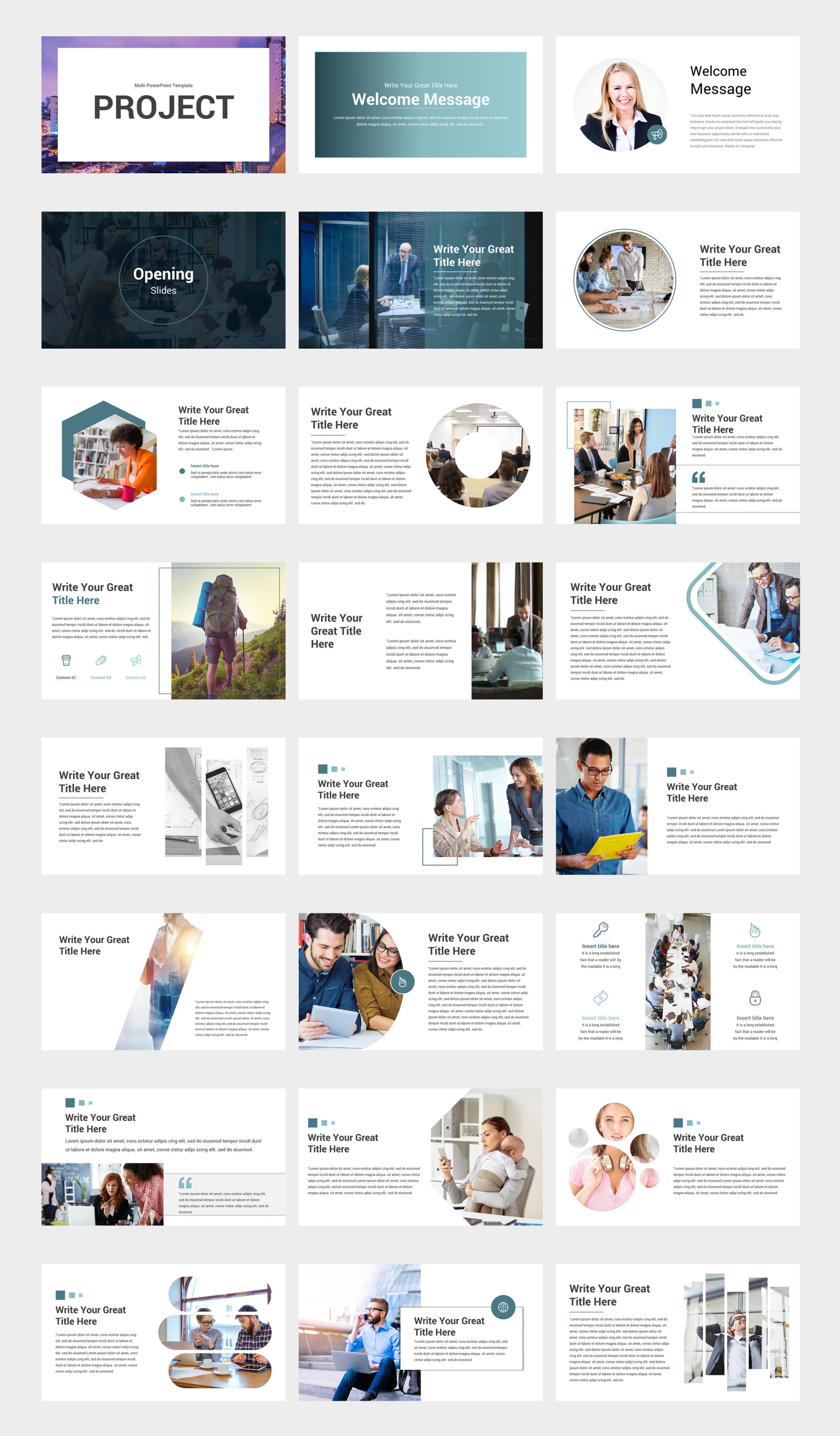 Project Plan PowerPoint template #89425 - TemplateMonster