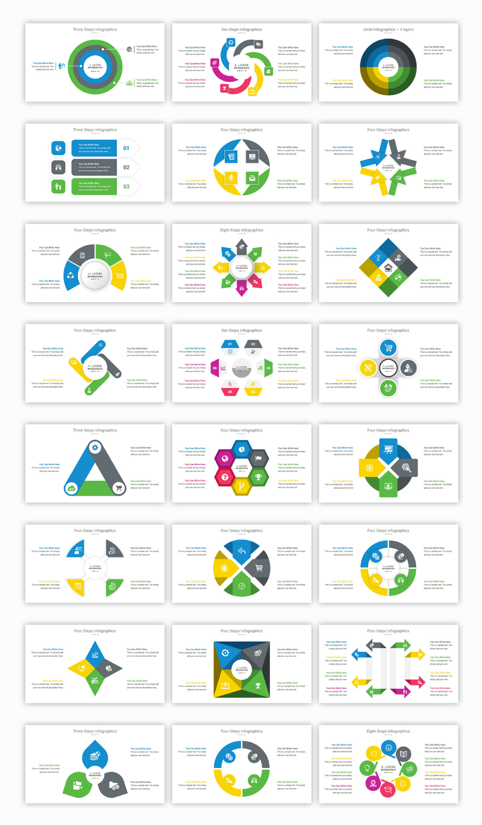Premium Infographics PowerPoint template - TemplateMonster
