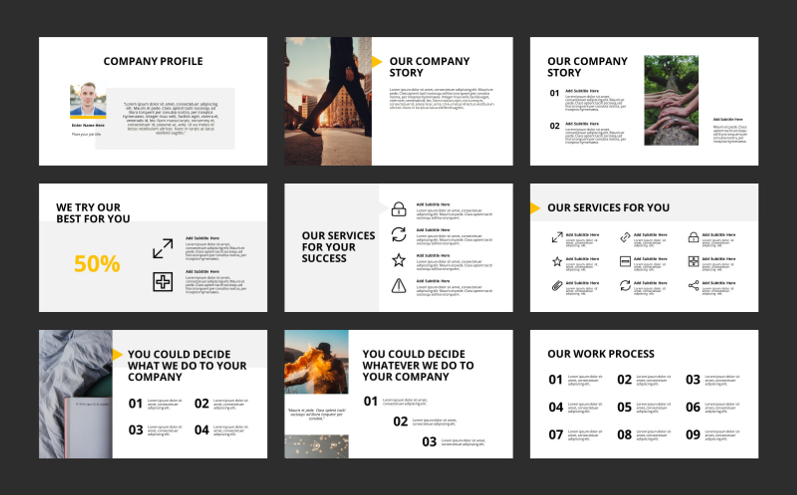 Business Talk Presentation PowerPoint template