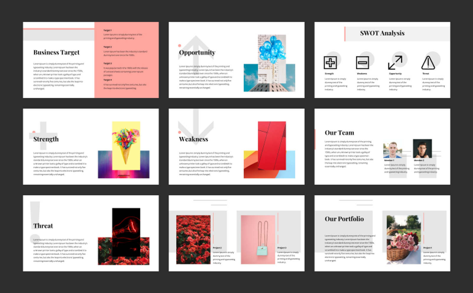 Saya Feminine Presentation PowerPoint template