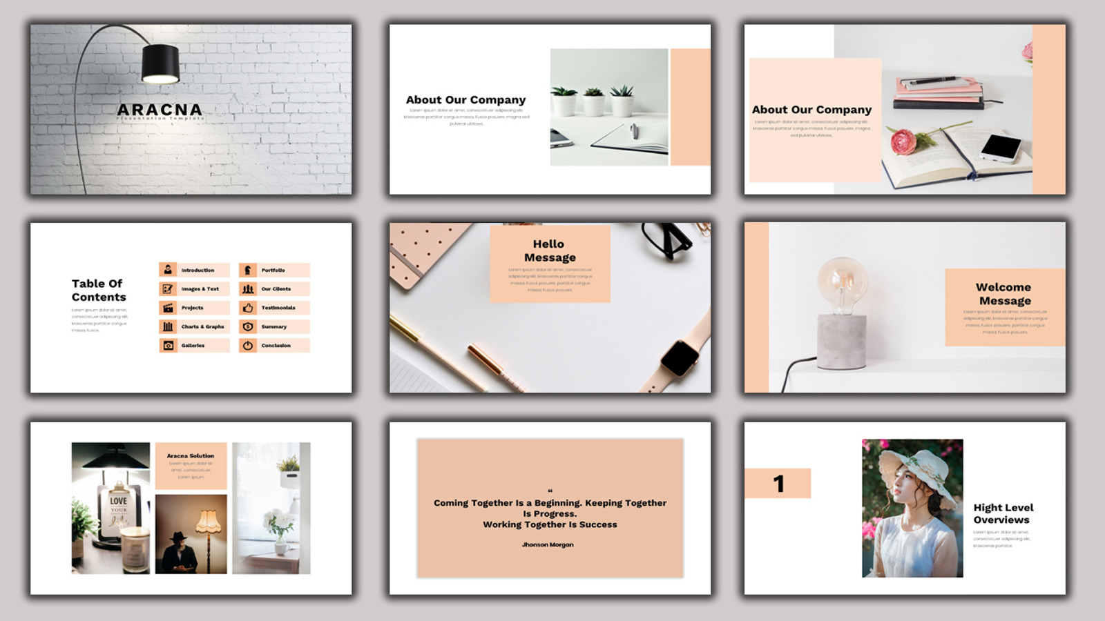 Presentation Bundle Pack 3 in 1 PowerPoint template