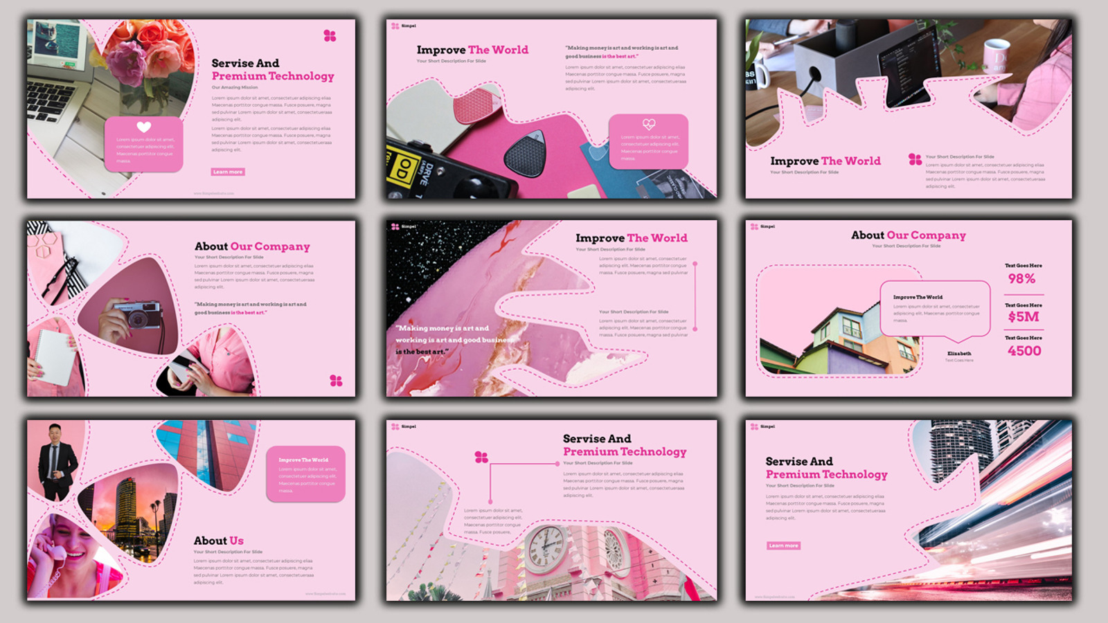 Simpel - Creative Business PowerPoint template