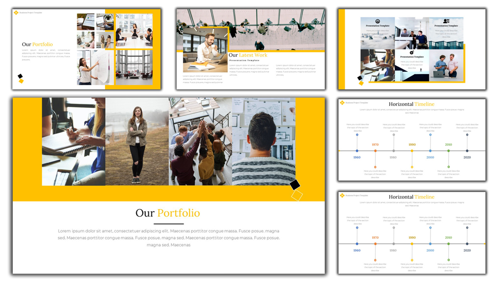 Business Project PowerPoint template - TemplateMonster