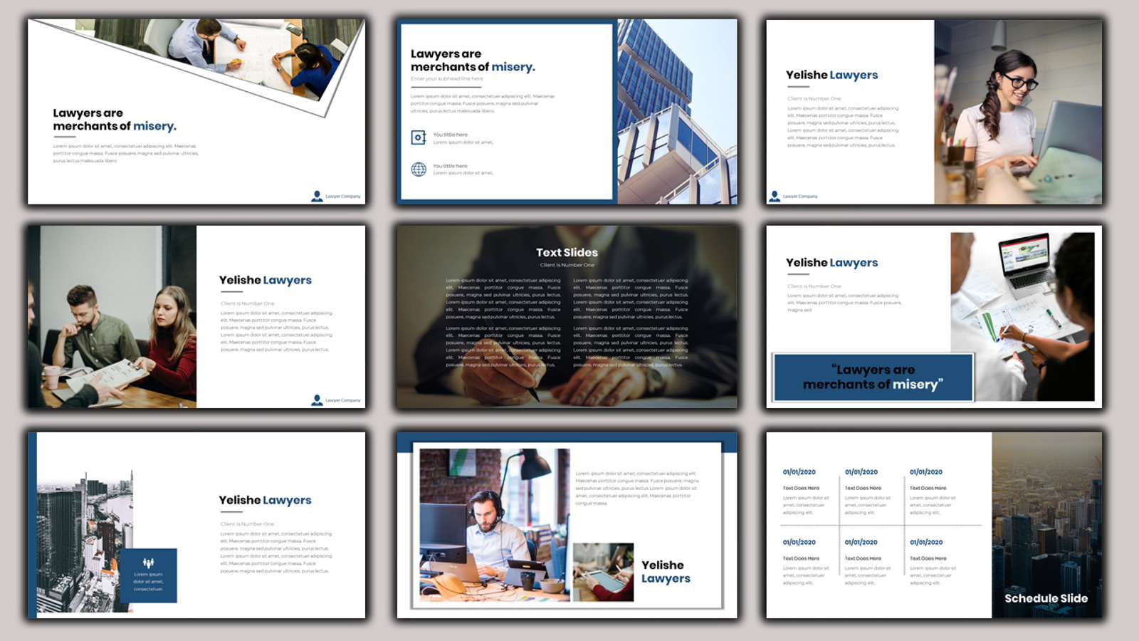 SOLARIS - Creative Business Plan Bundle 5 in 1 PowerPoint template