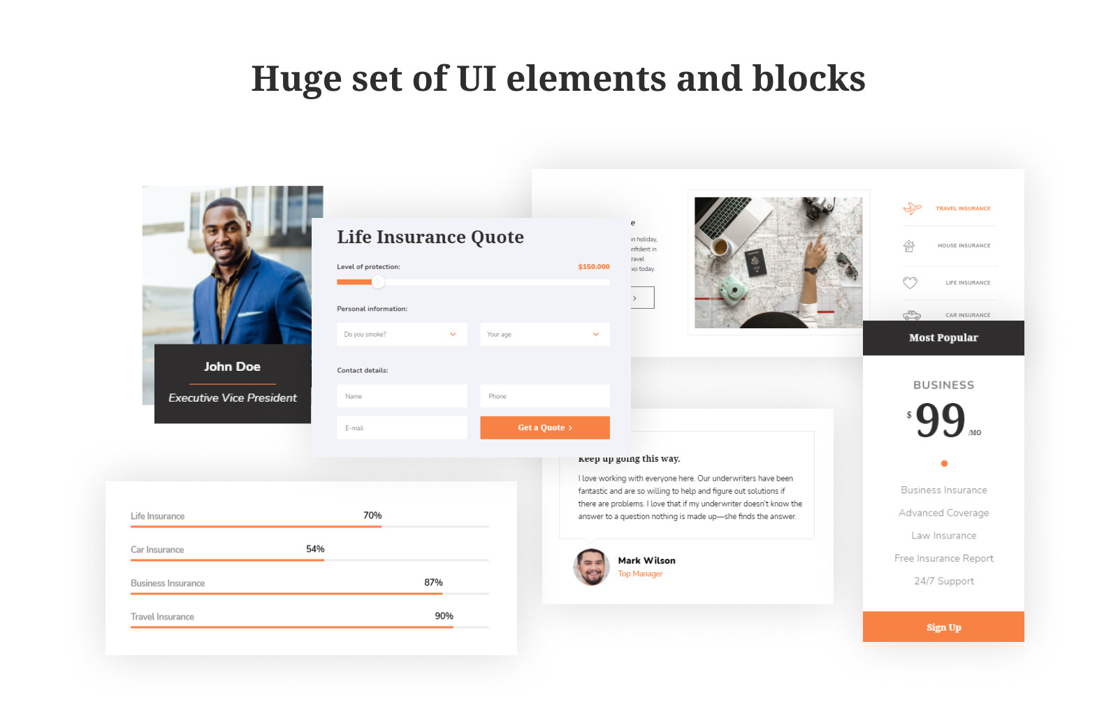 Trexo - Insurance Agency HTML5 Website Template