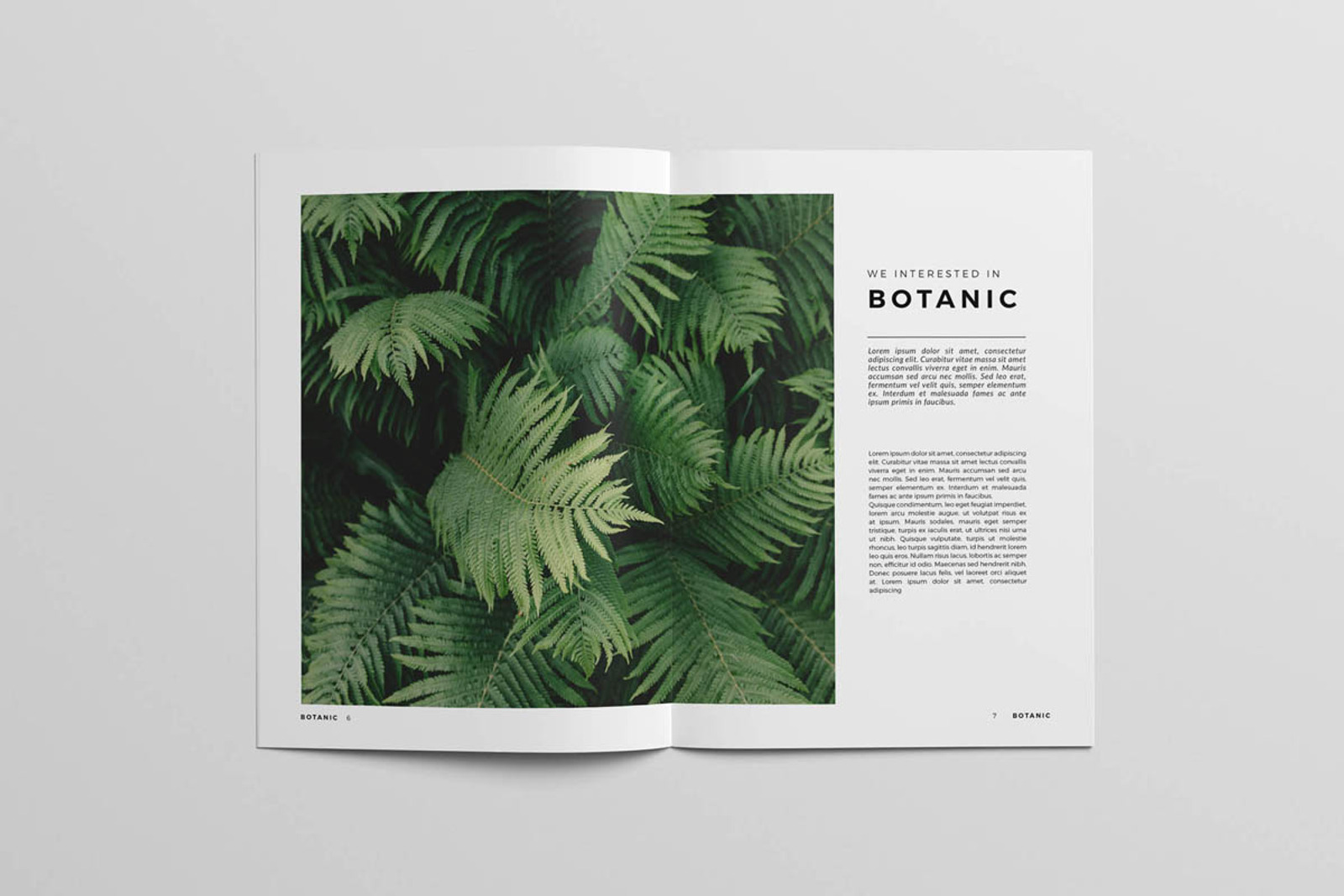 Botanic Magazine Template #109766 - TemplateMonster