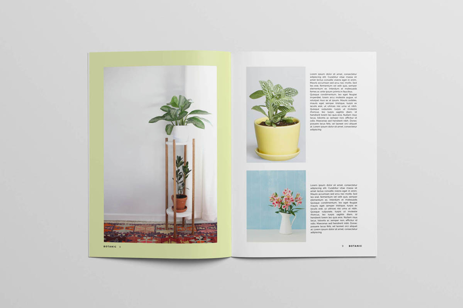 Botanic Magazine Template #109766 - TemplateMonster