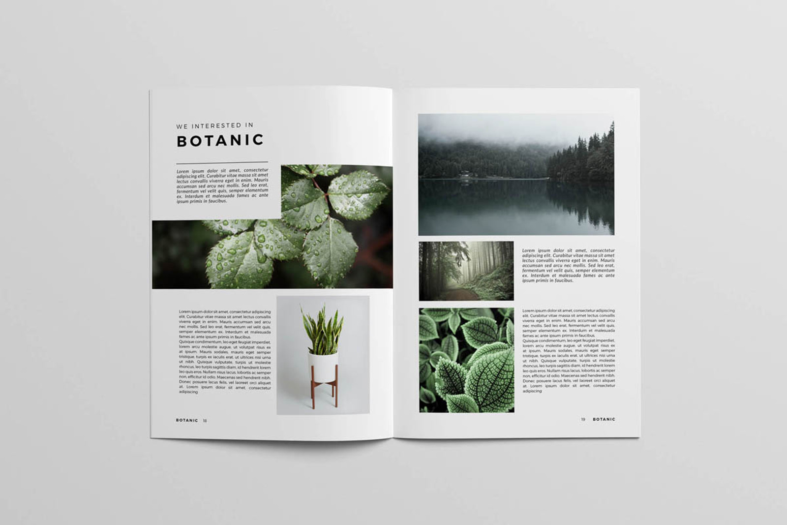 Botanic Magazine Template #109766 - TemplateMonster