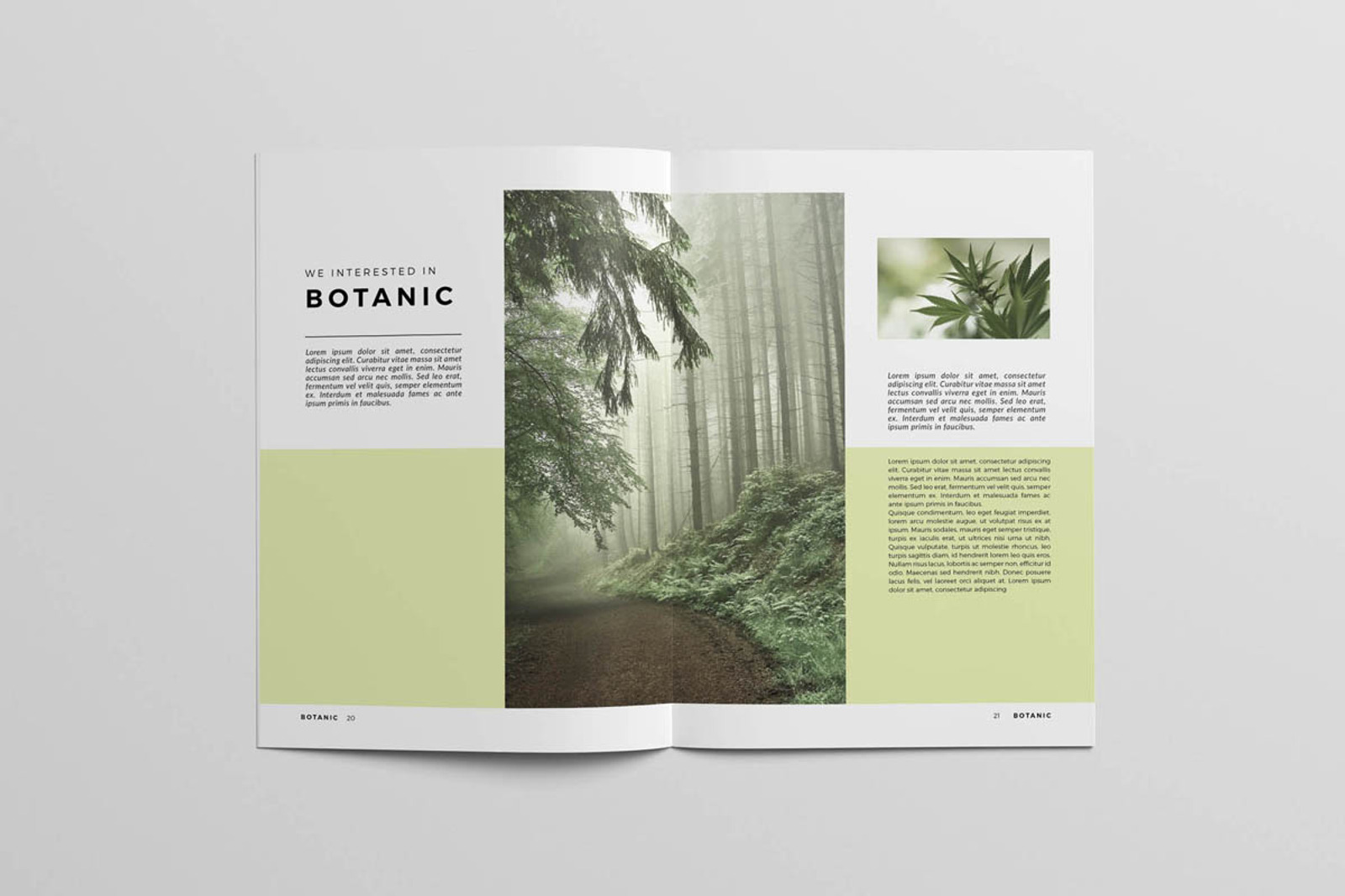 Botanic Magazine Template #109766 - TemplateMonster