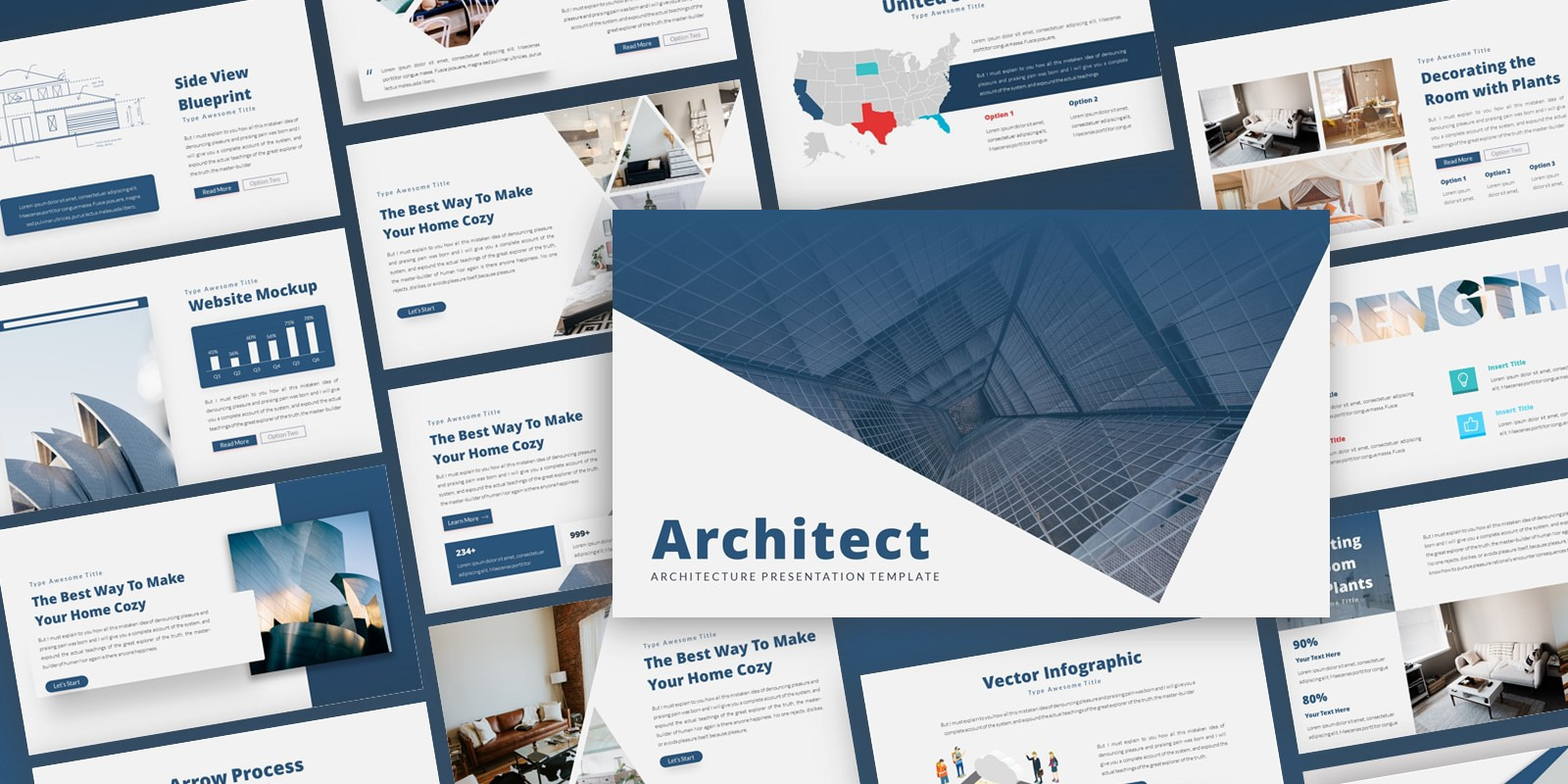 Architect Architecture Presentation PowerPoint template