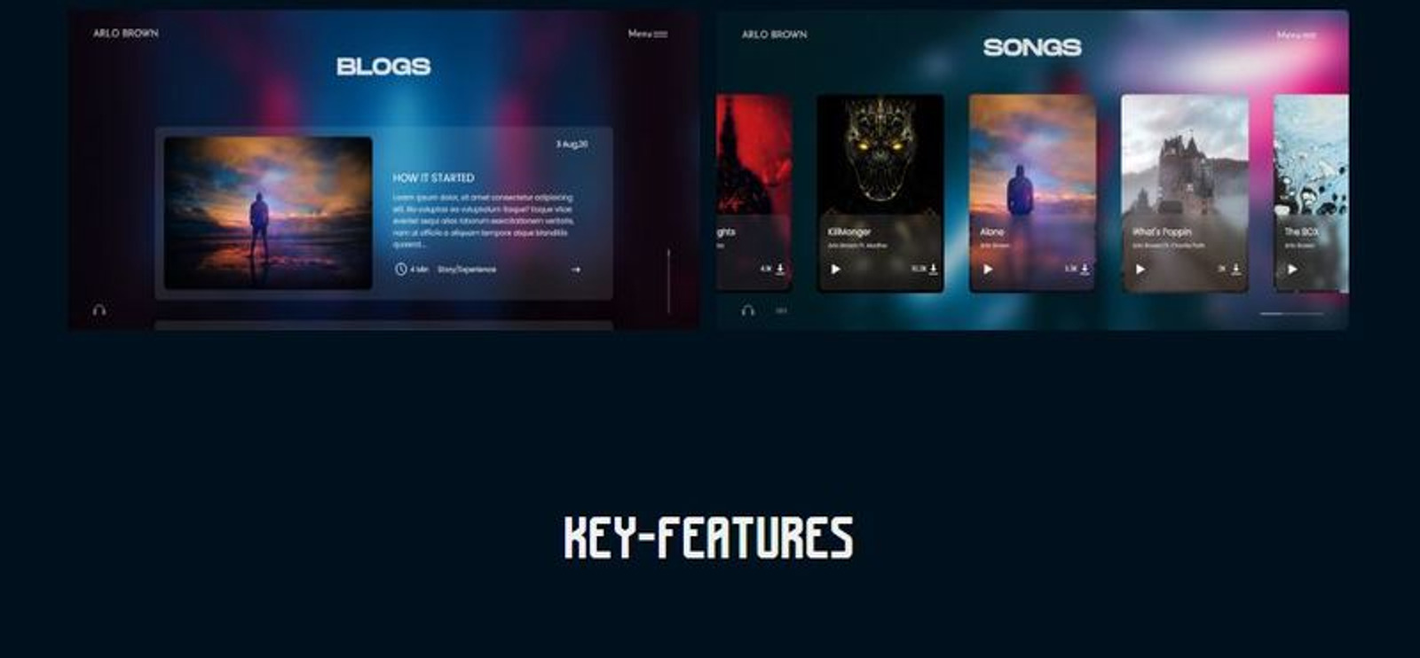 Music Artist and Singer By WINK Website Template
