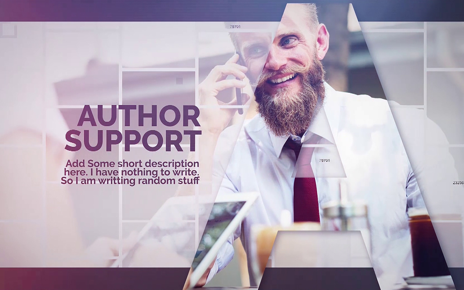 Corporate Letters Premiere Pro Template - TemplateMonster