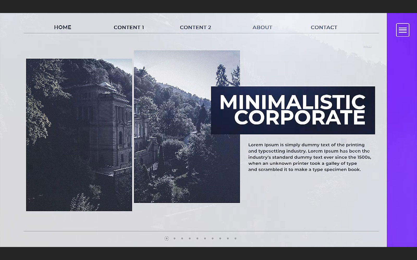 Minimalistic Corporate Premiere Pro Template