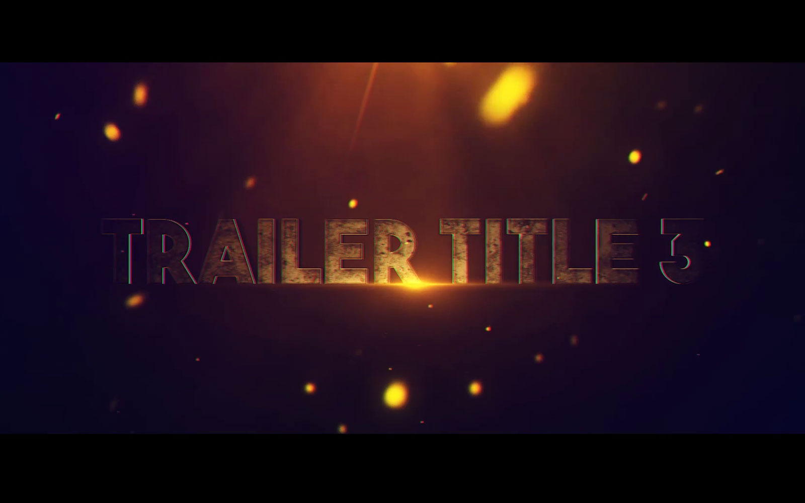 Trailer Title V.3 Motion Graphics Template - TemplateMonster