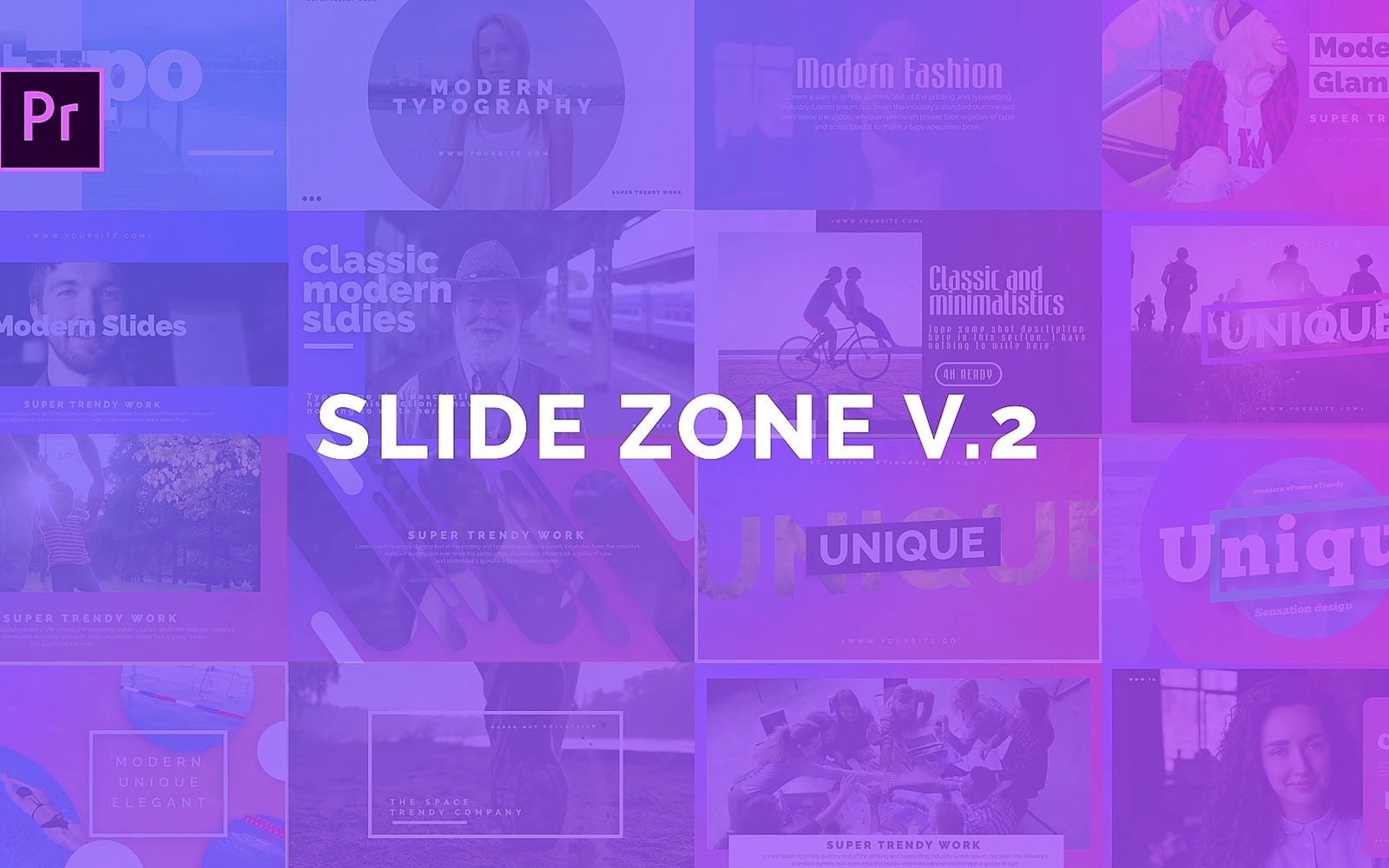 Slide Zone V.2 Motion Graphics Template - TemplateMonster