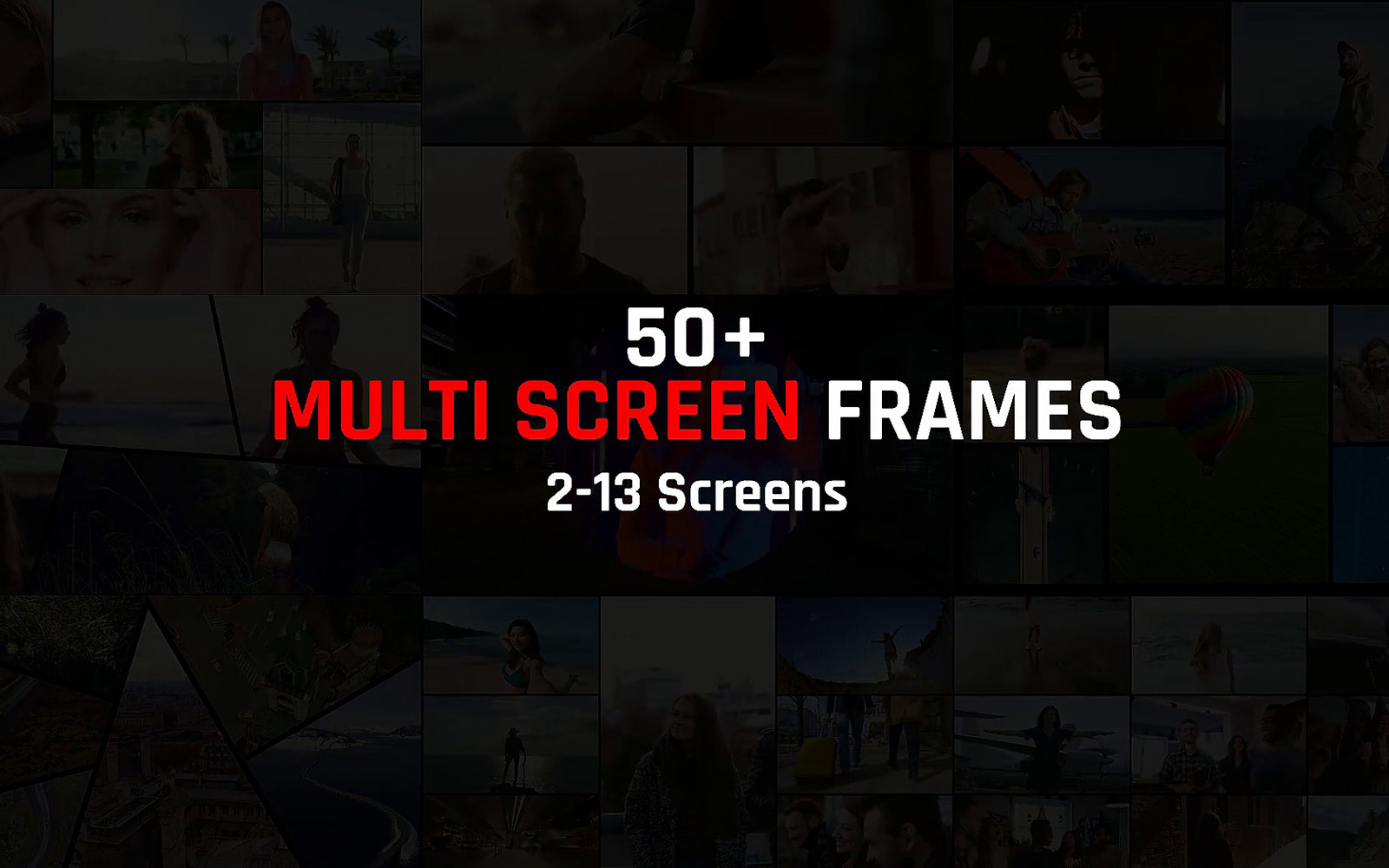 Multi Screen Frames Pack After Effects Template