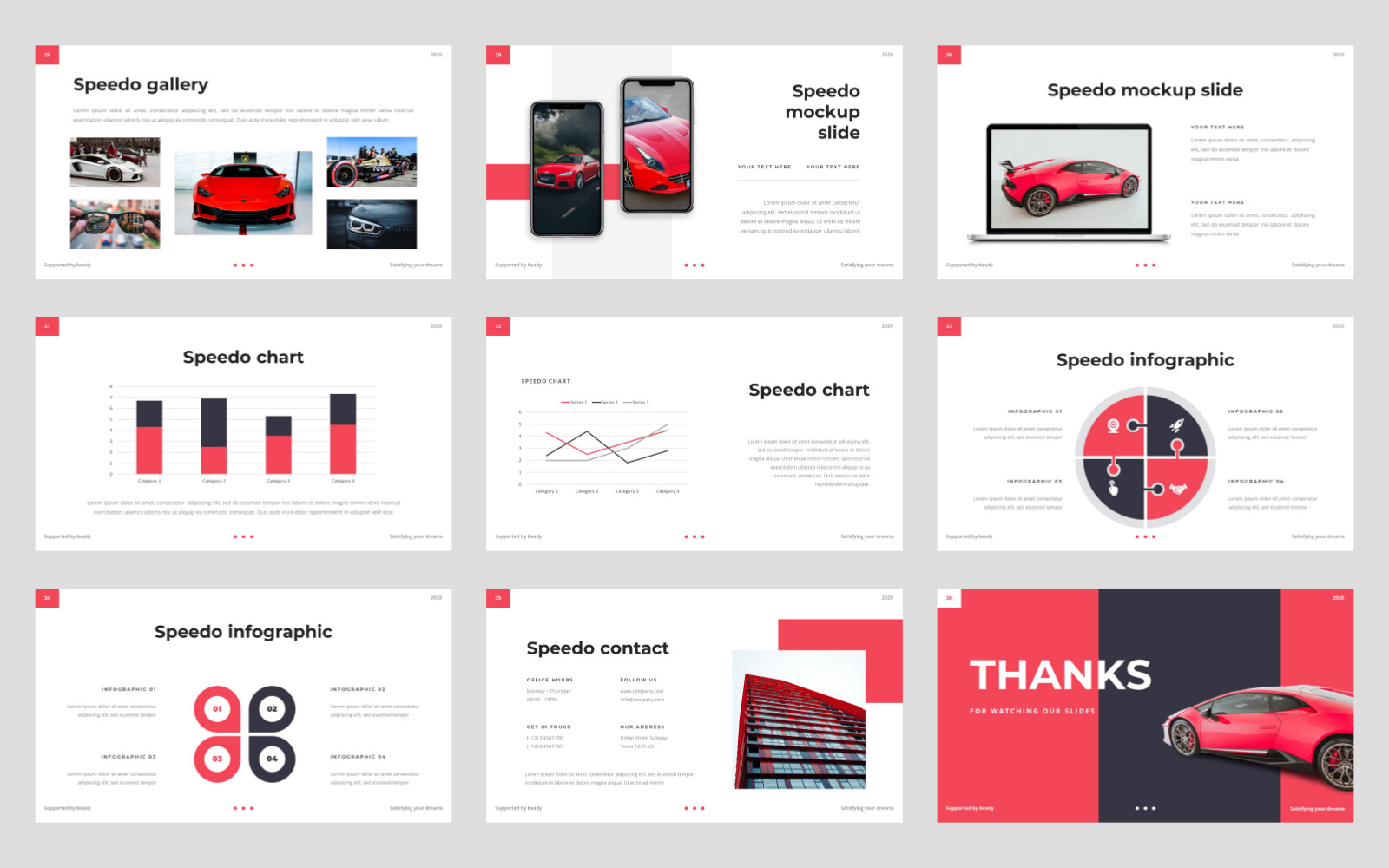 Speedo - Car Google Slides #146723 - TemplateMonster