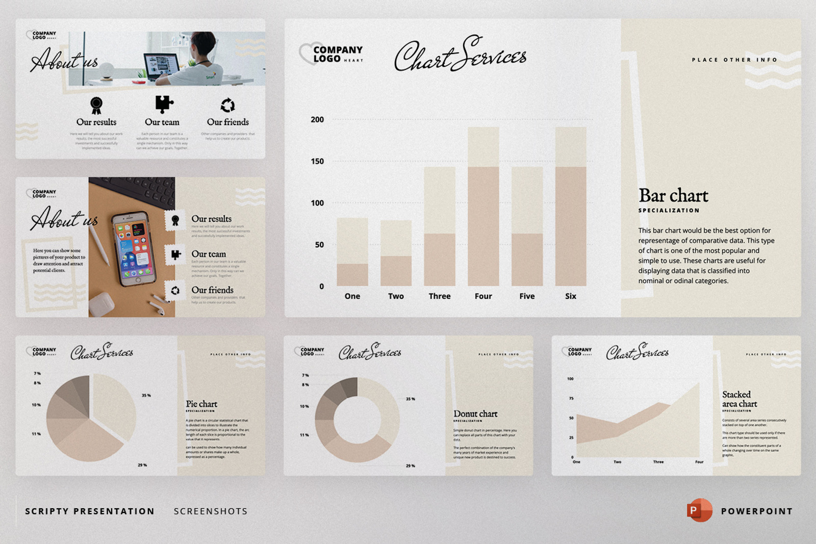 Scripty Presentation PowerPoint template - TemplateMonster