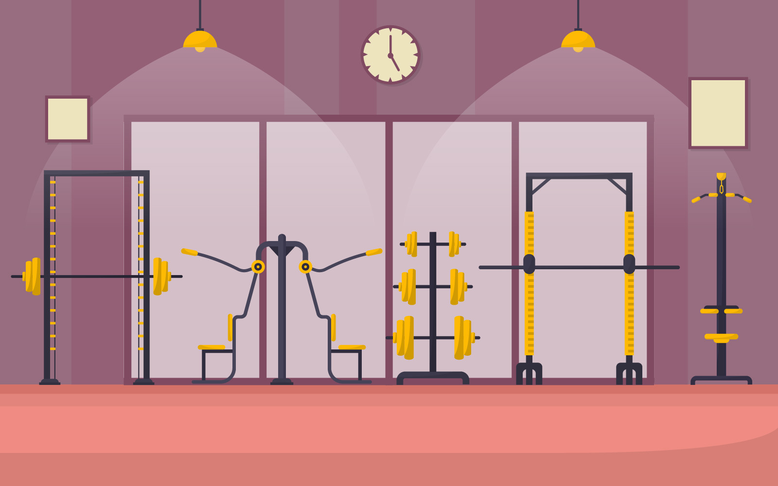 Modern Sport Center - Illustration #125232 - TemplateMonster