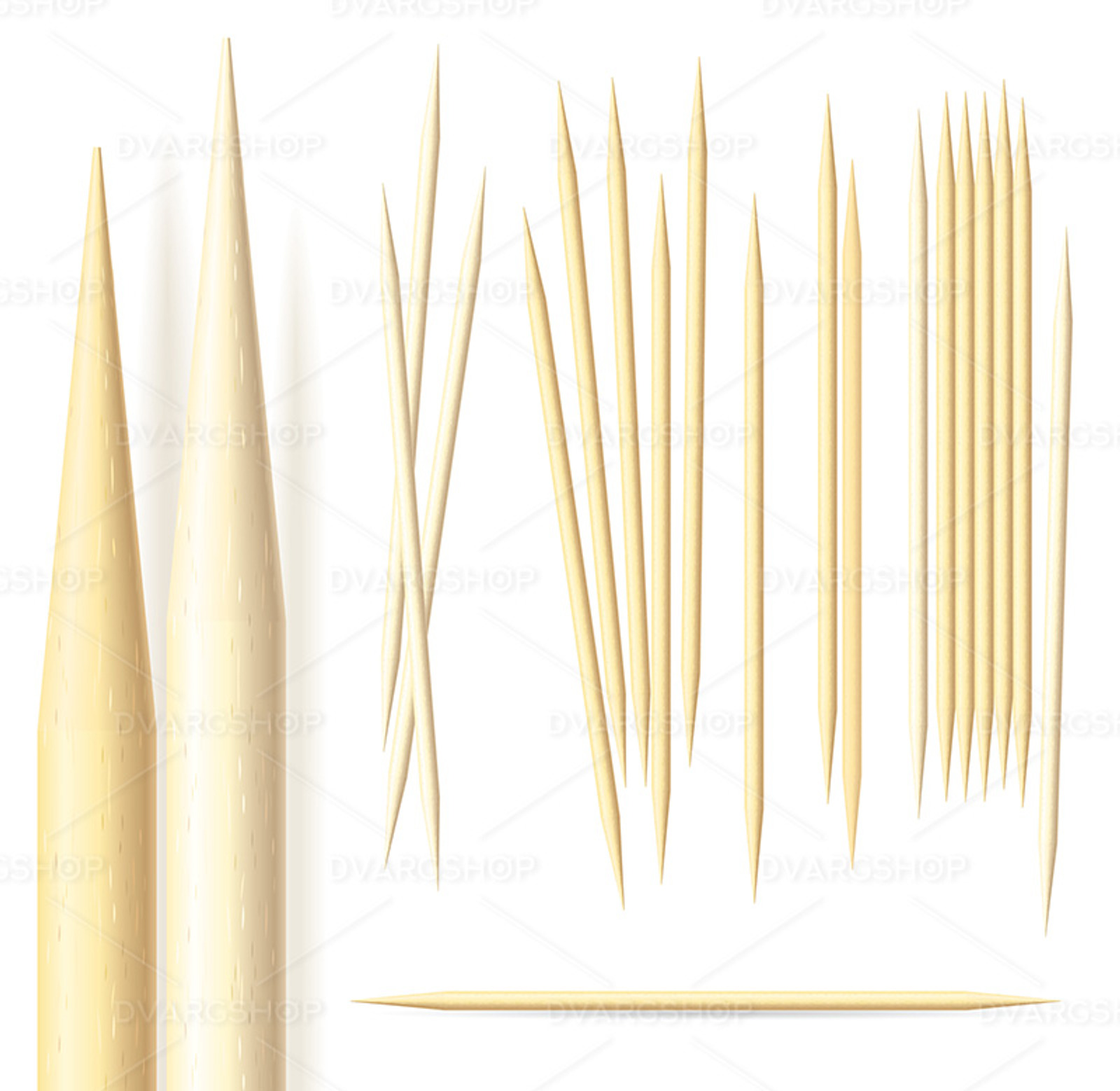 Toothpicks - Vector Image #116260 - TemplateMonster