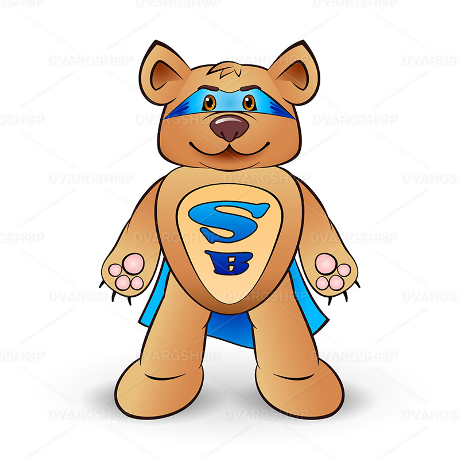 Super Bear - Vector Image #117756 - TemplateMonster