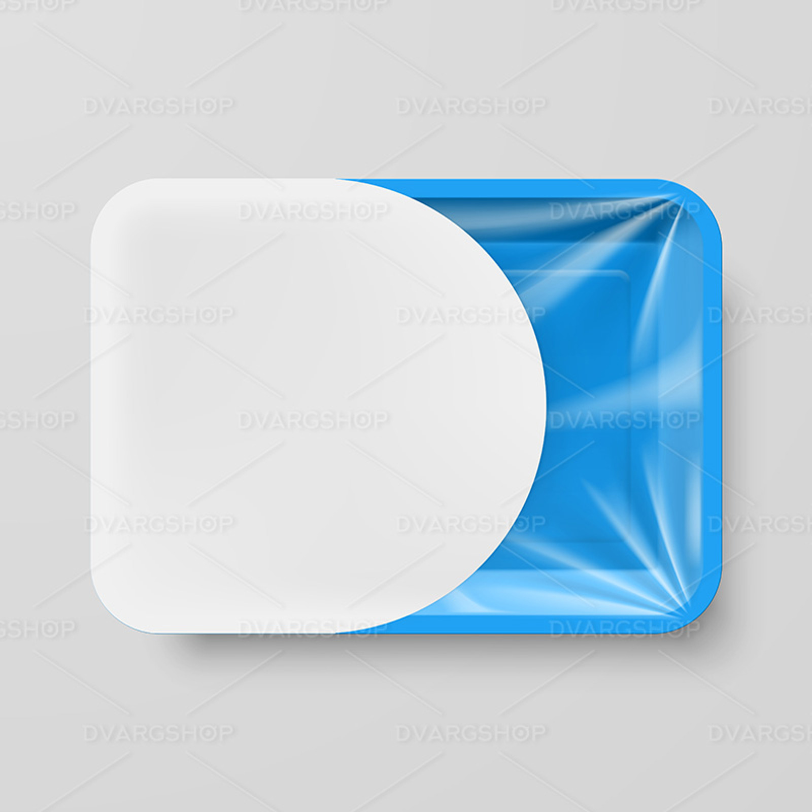 Plastic Food Container - Vector Image - TemplateMonster
