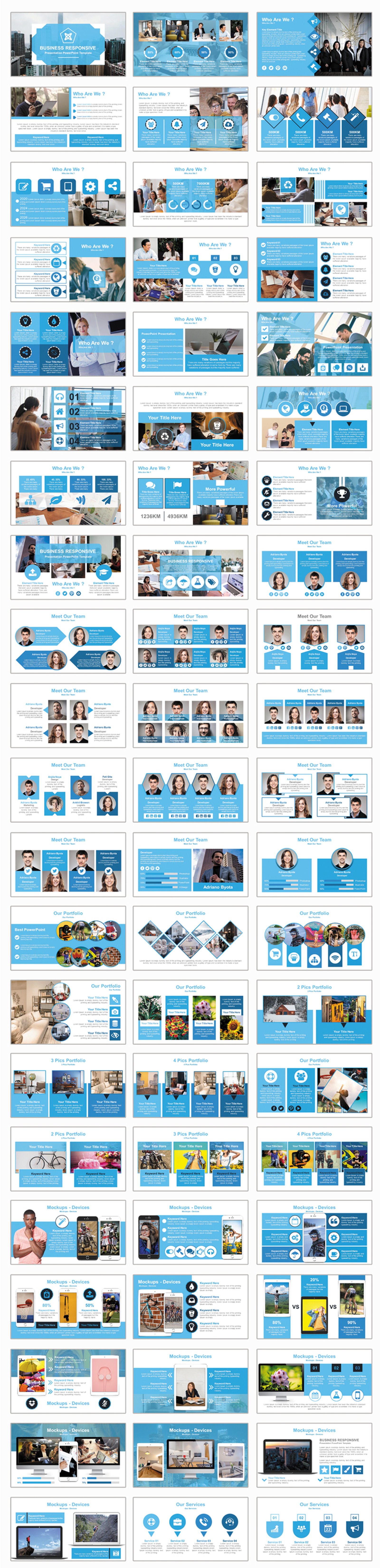 Theme Business Presentation PowerPoint template