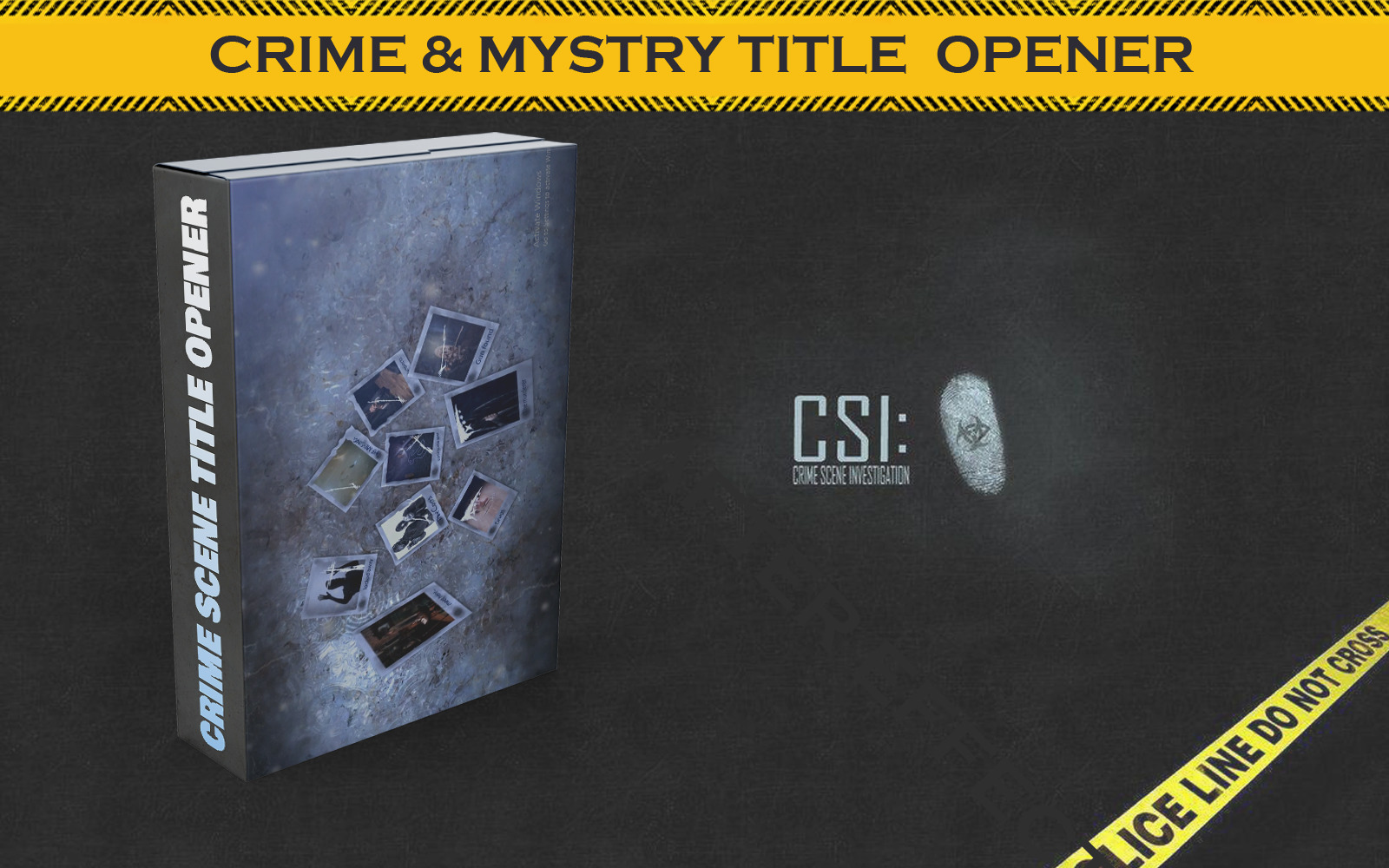 Crime & Mystry Scene Tile Opener After Effect Template After Effects ...