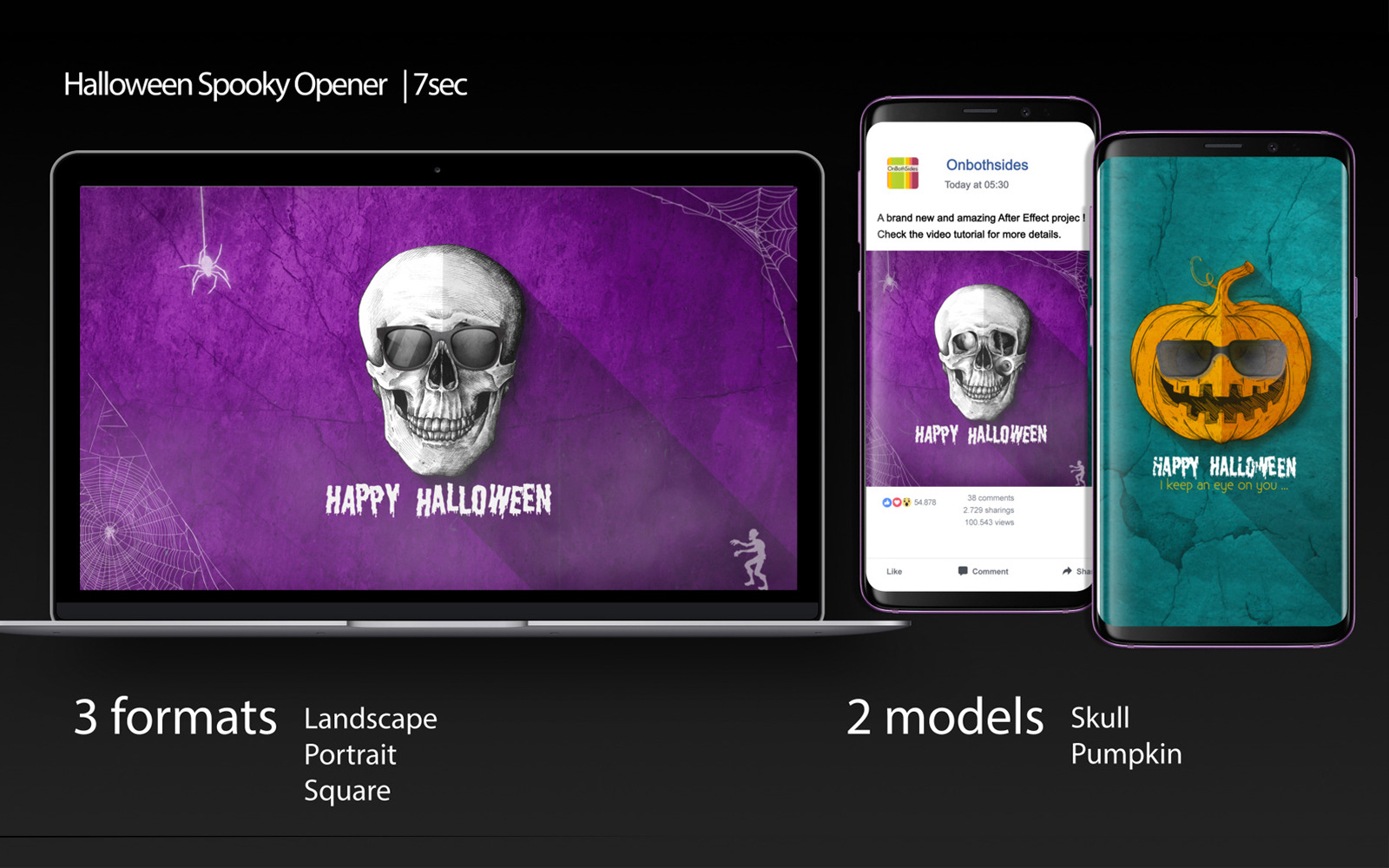 Halloween Spooky Opener After Effects Template