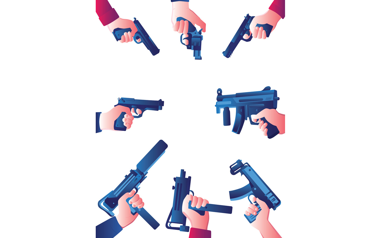 At Gunpoint - Illustration #123140 - TemplateMonster