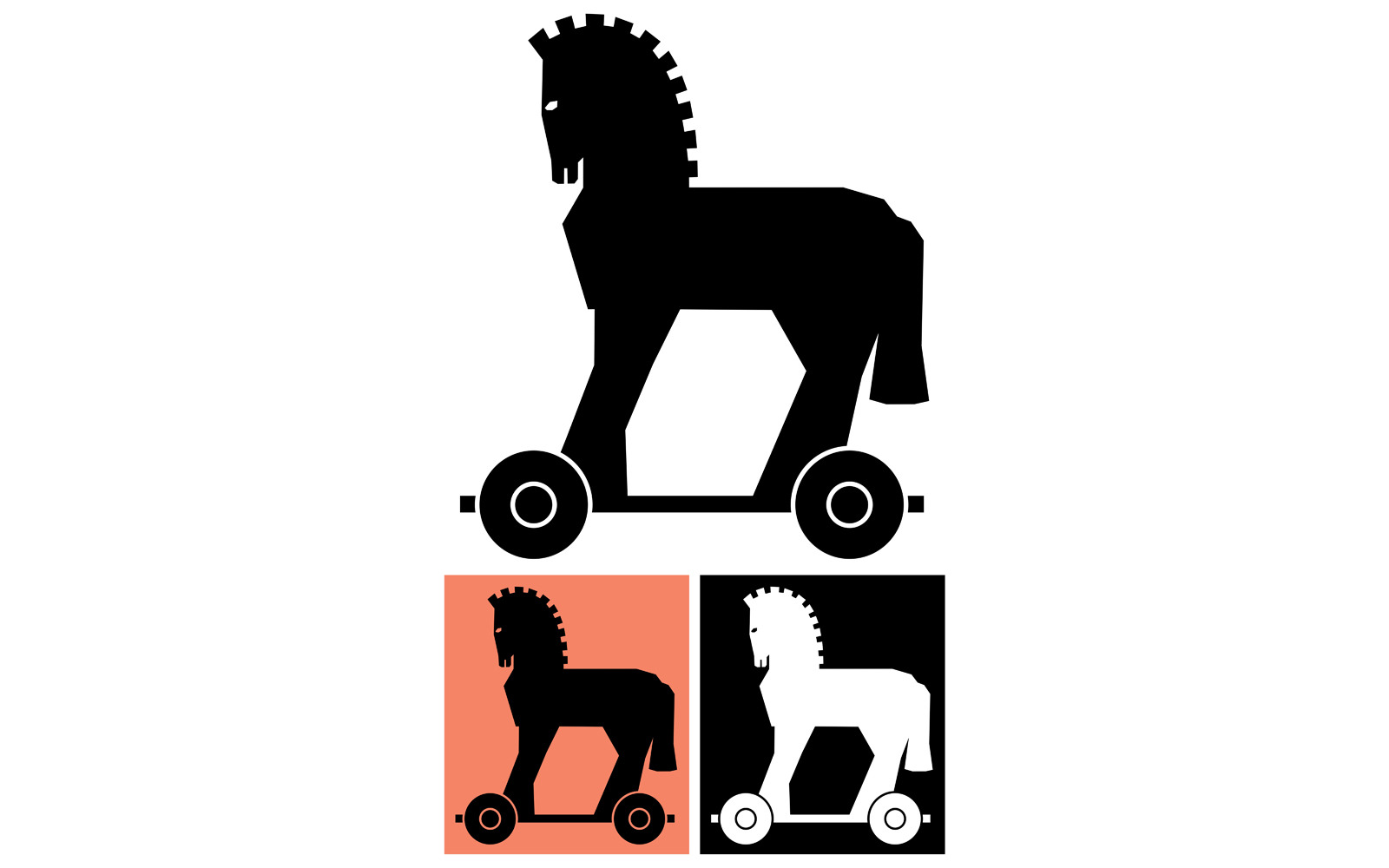 Decorative Trojan Horse - Illustration - TemplateMonster