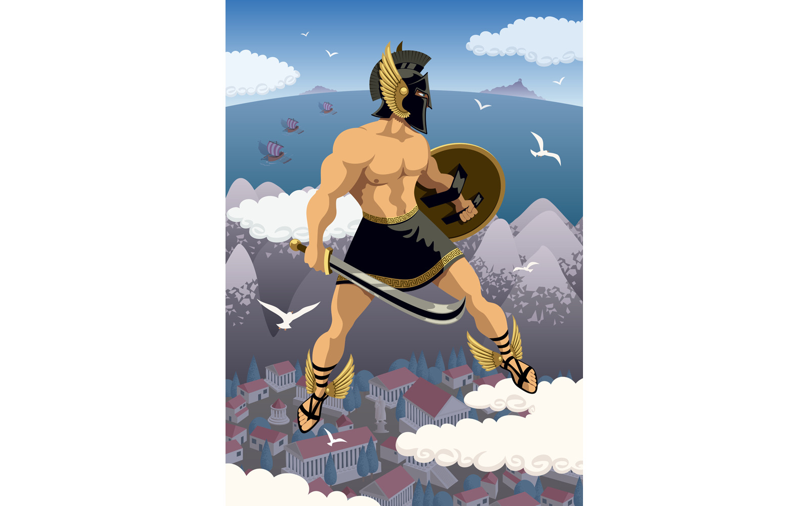 Perseus - Illustration #143726 - TemplateMonster