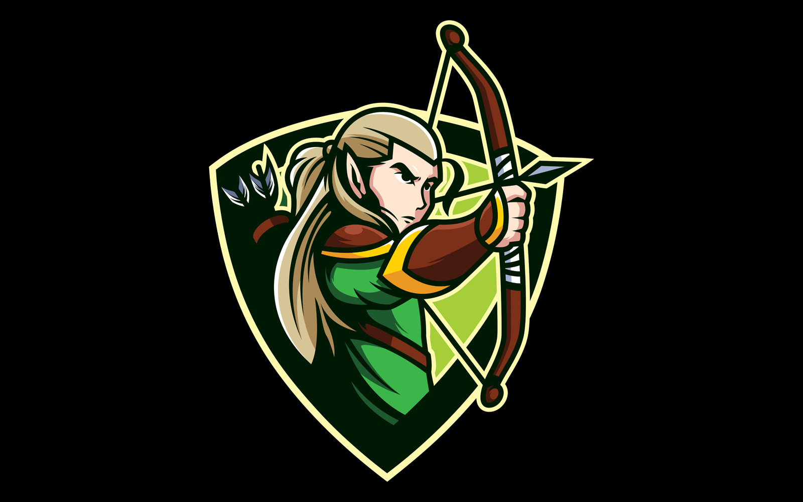 Elves Mascot - Illustration #143833 - TemplateMonster