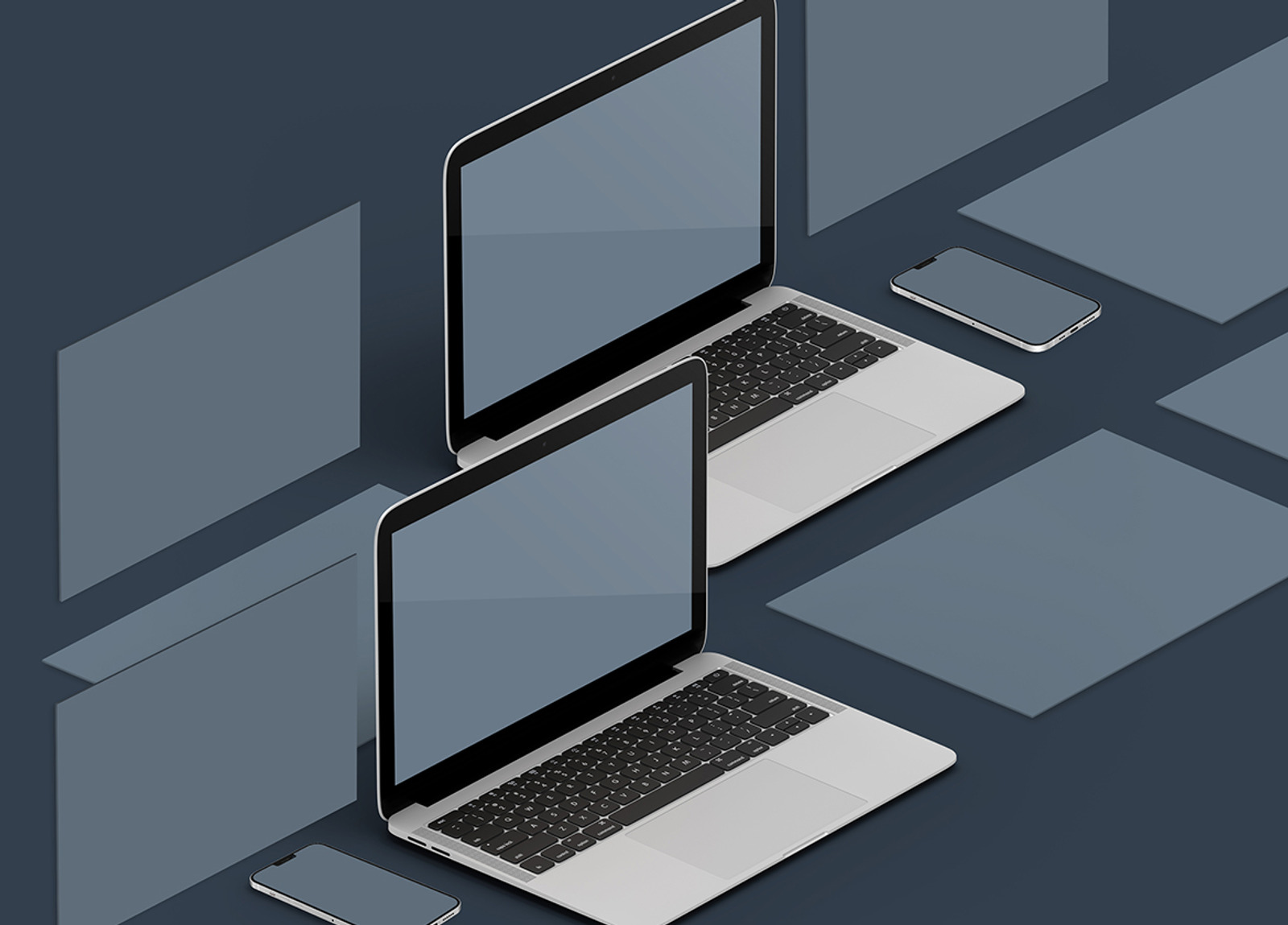 Isometric Website Screens 5.0 product mockup