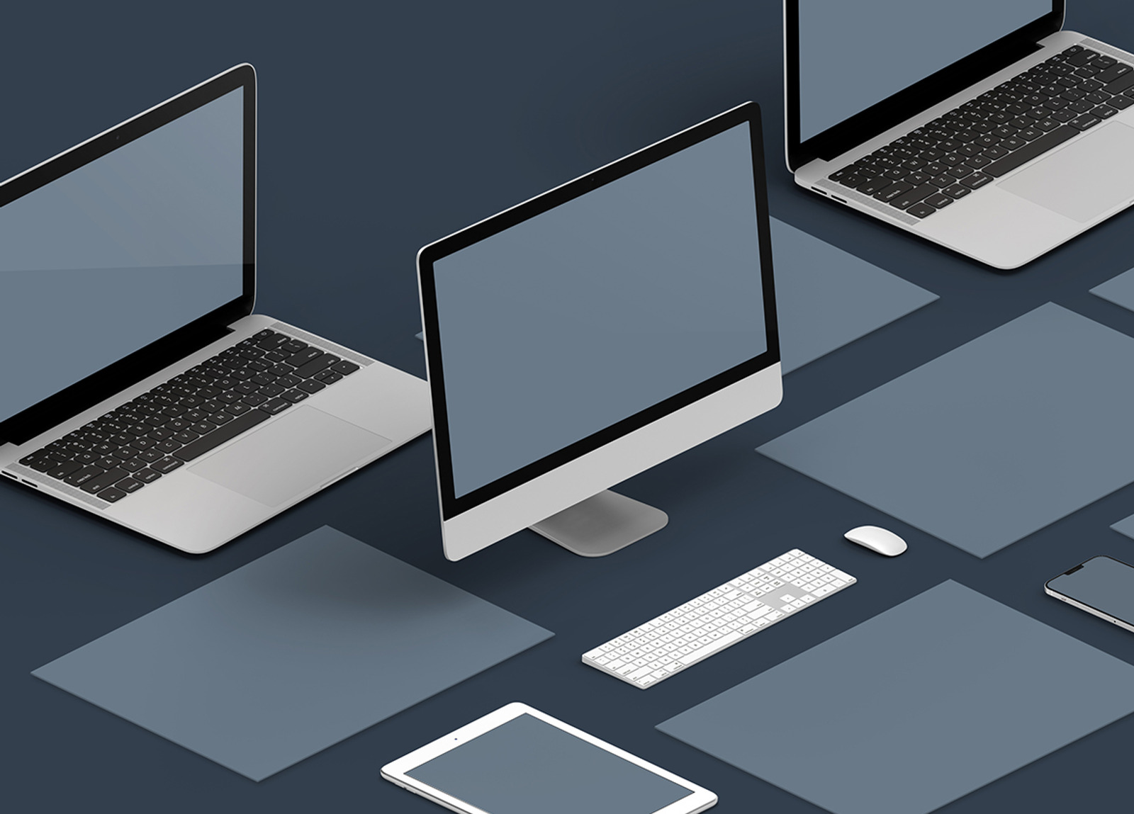 Isometric Website Screens 5.0 product mockup