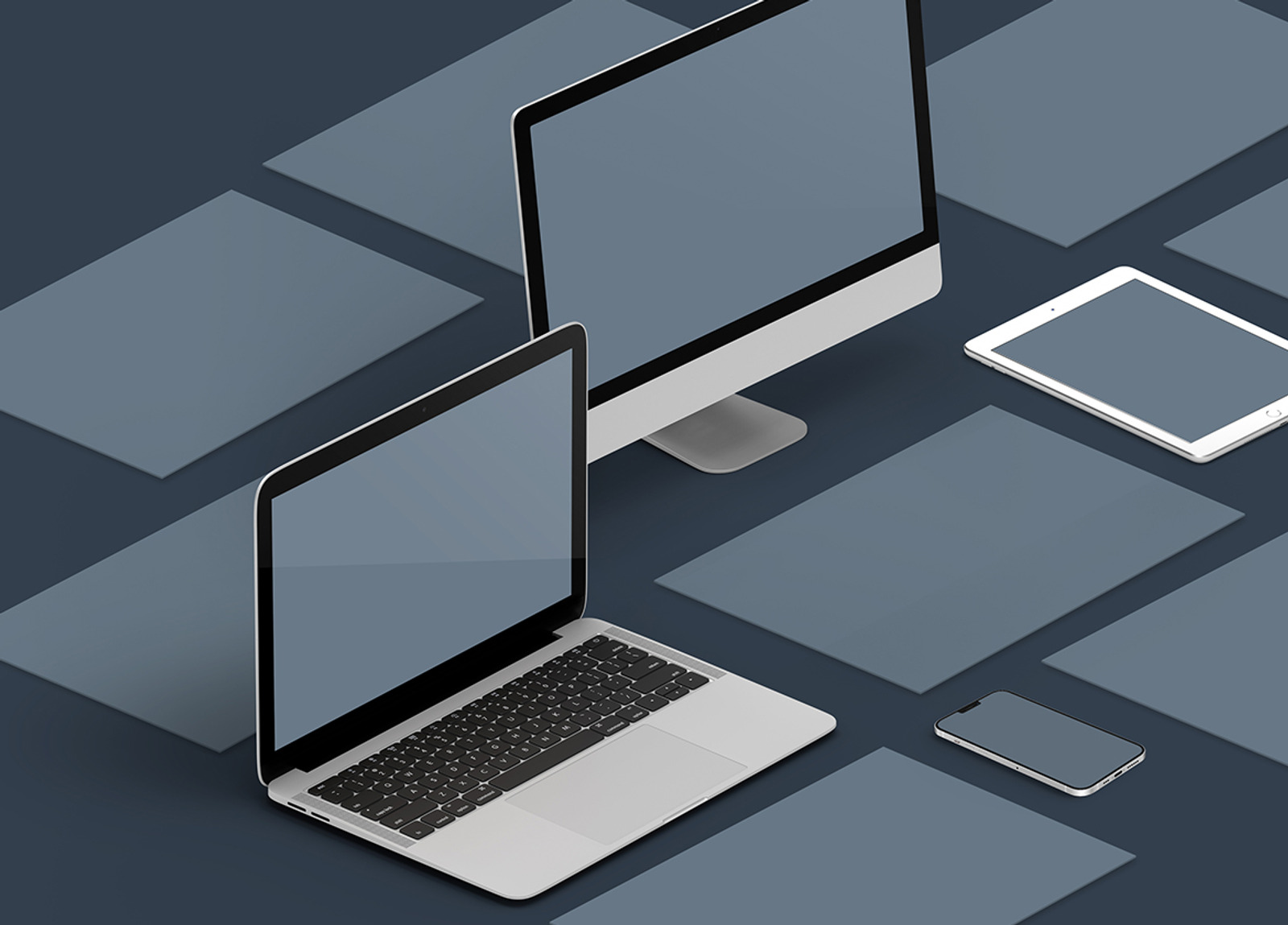 Isometric Website Screens 5.0 product mockup