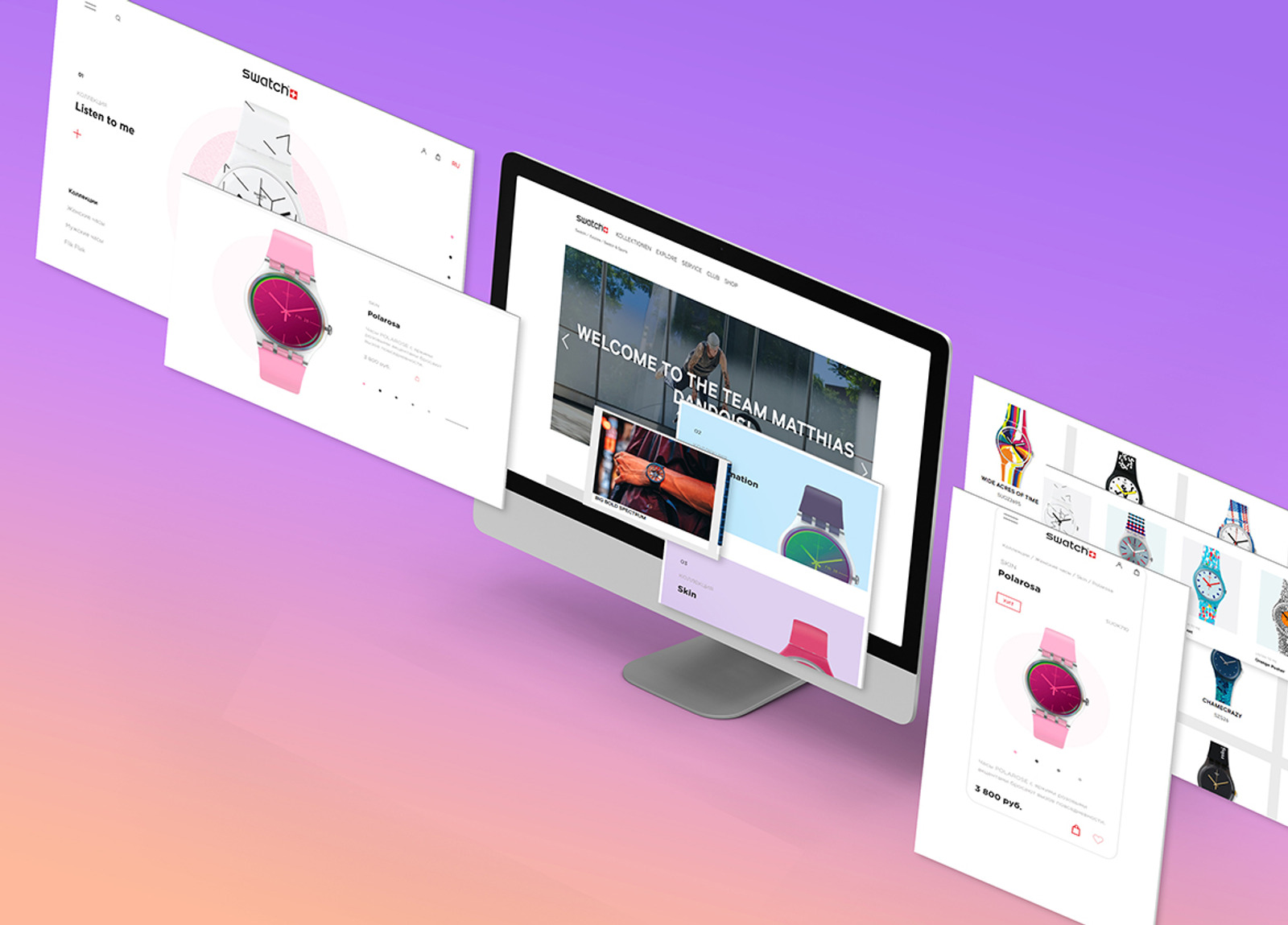 Isometric Website Screens 7.0 product mockup
