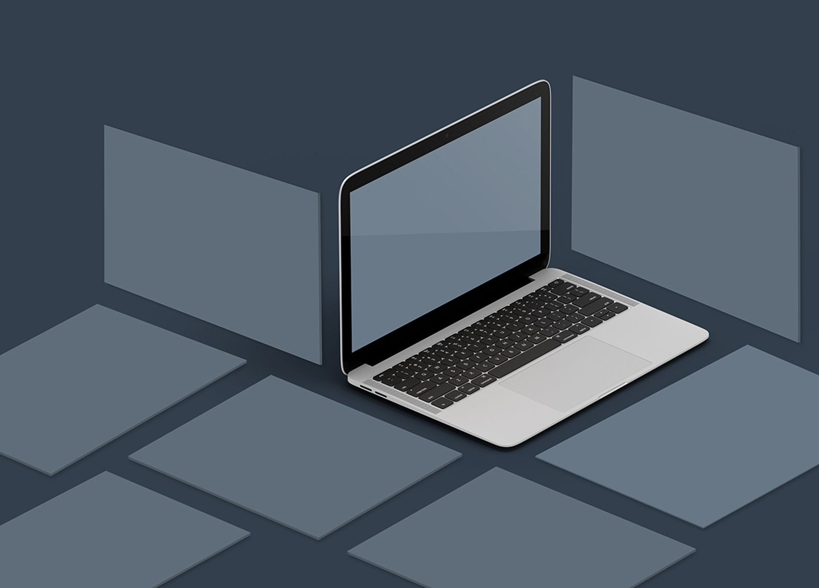 Isometric Website Screens 6.0 product mockup