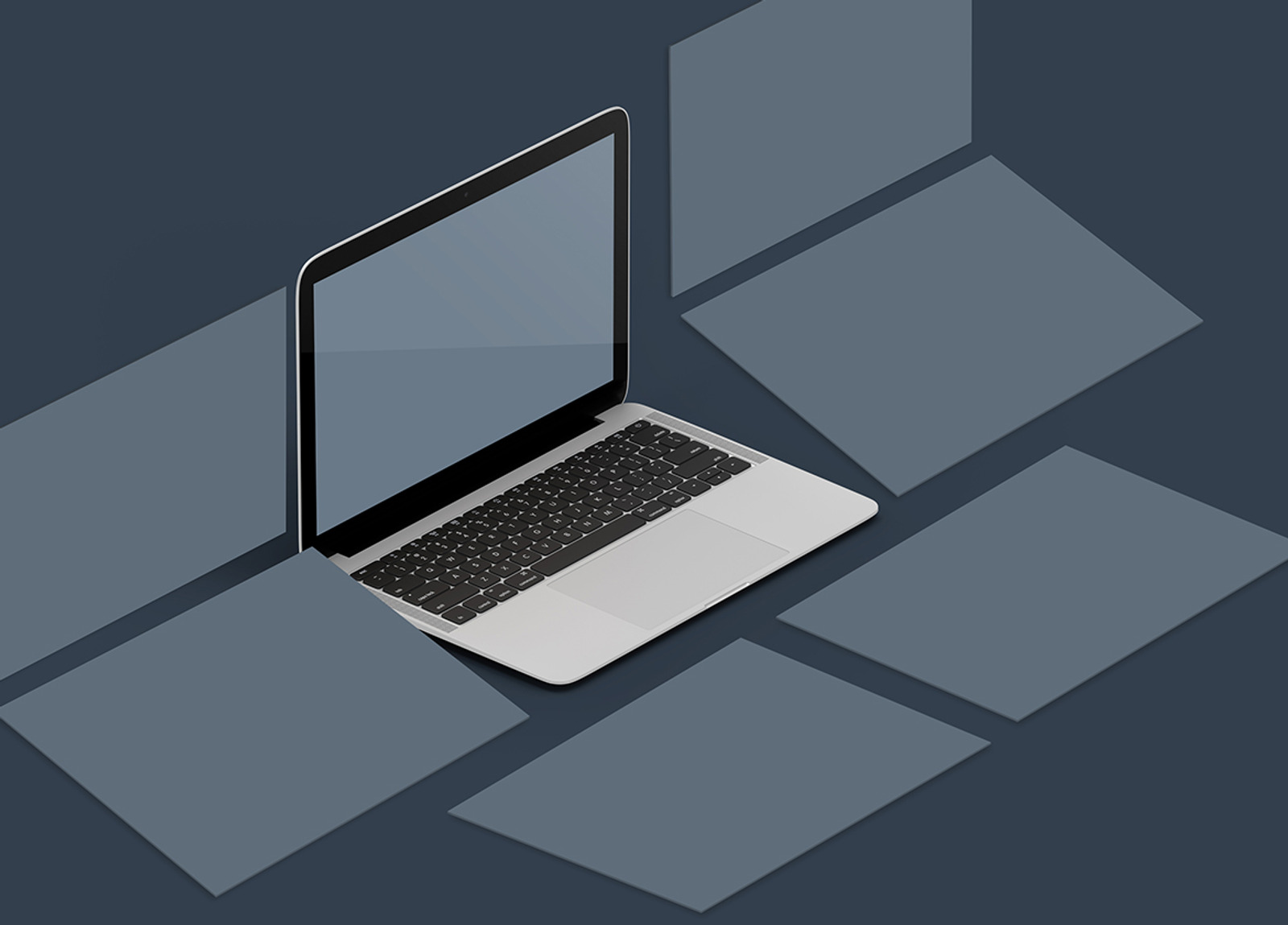 Isometric Website Screens 6.0 product mockup