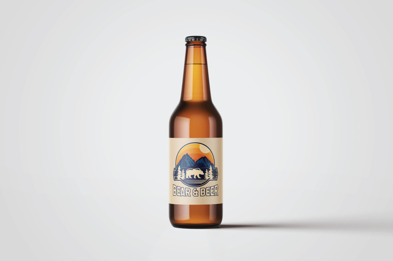 Bear & Beer Logo template #120945 - TemplateMonster