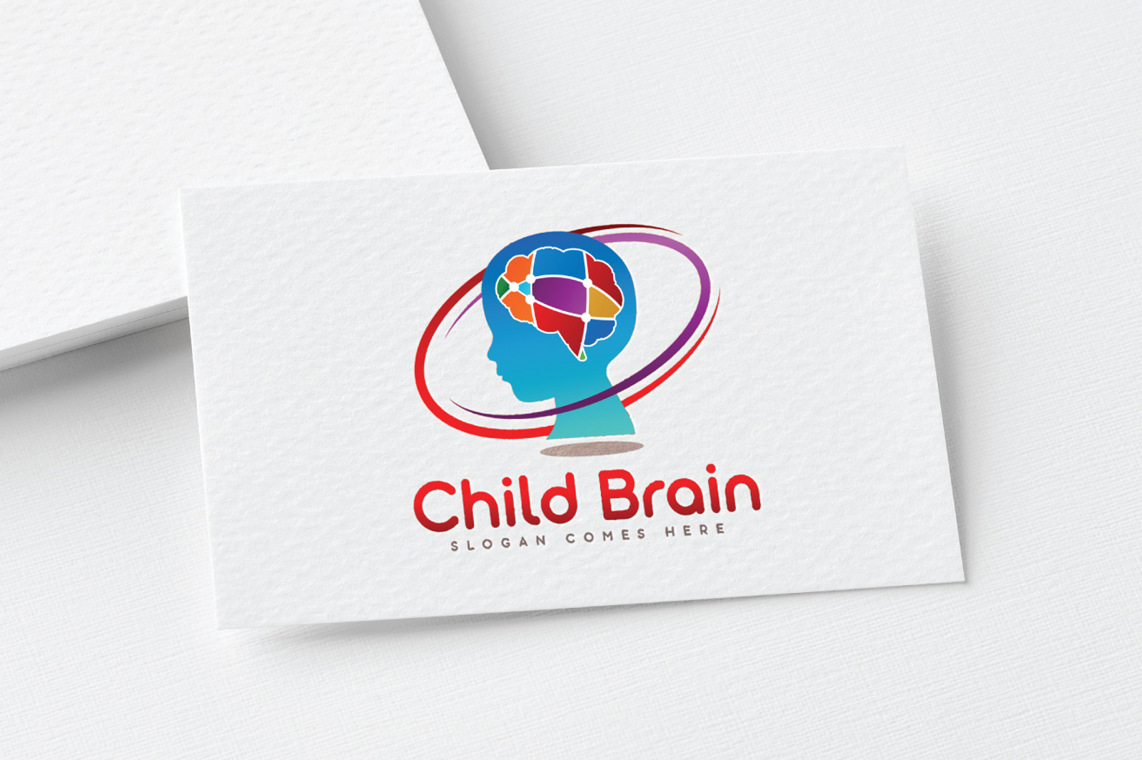 Child Brain Logo Template #123259 - TemplateMonster