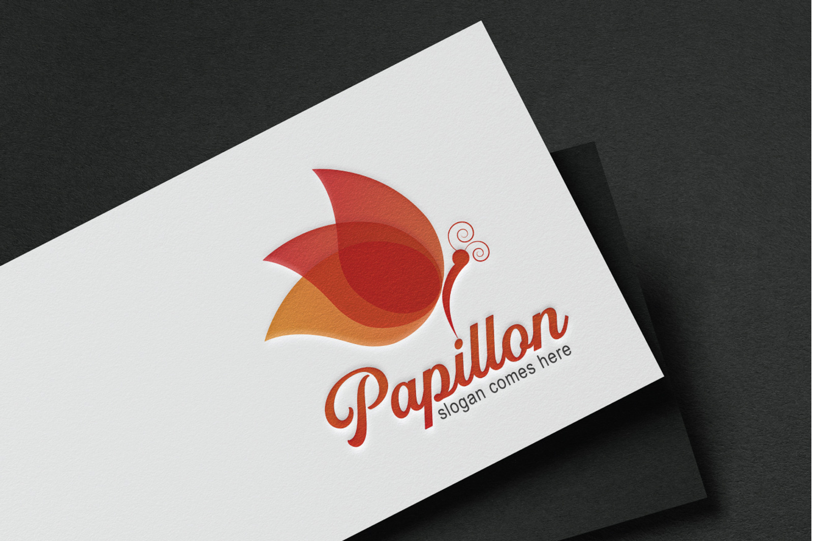 Papillon Logo Template #143323 - TemplateMonster