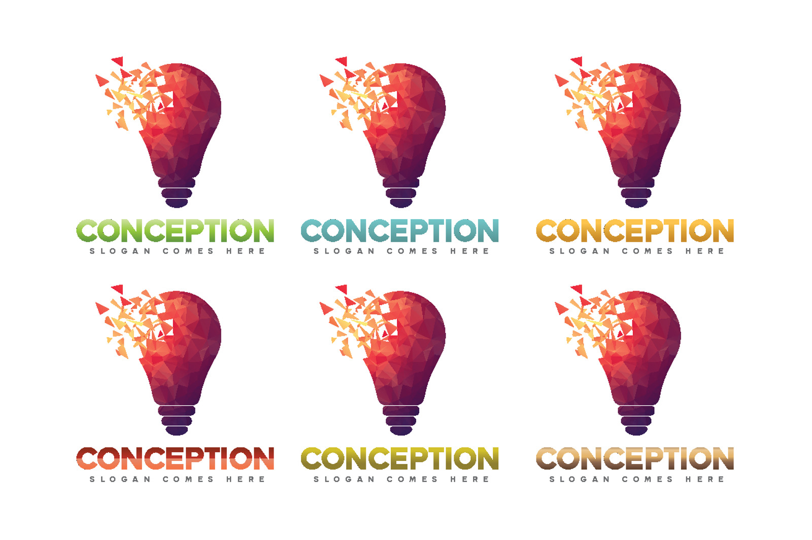 Conception Logo Template #147120 - TemplateMonster