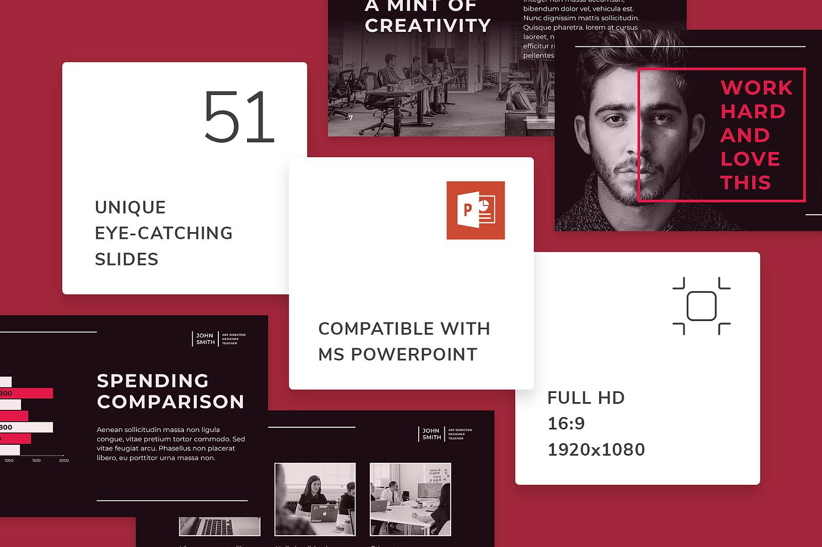 Art Director Presentation PowerPoint template