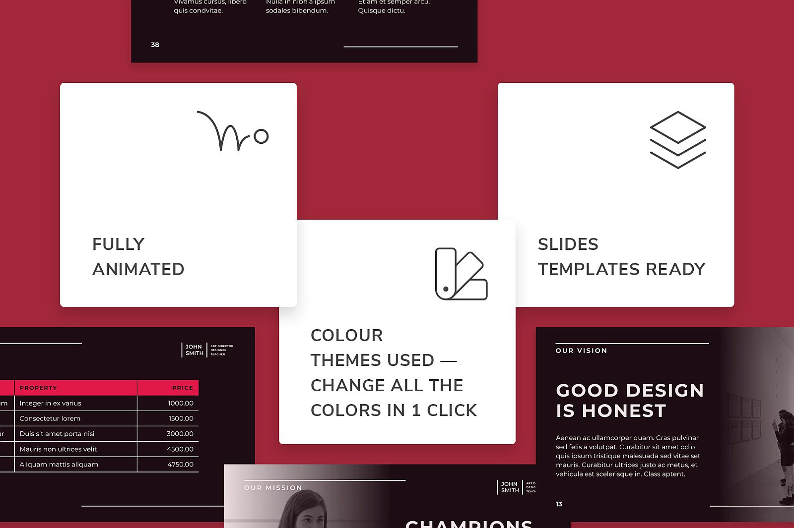 Art Director Presentation PowerPoint template