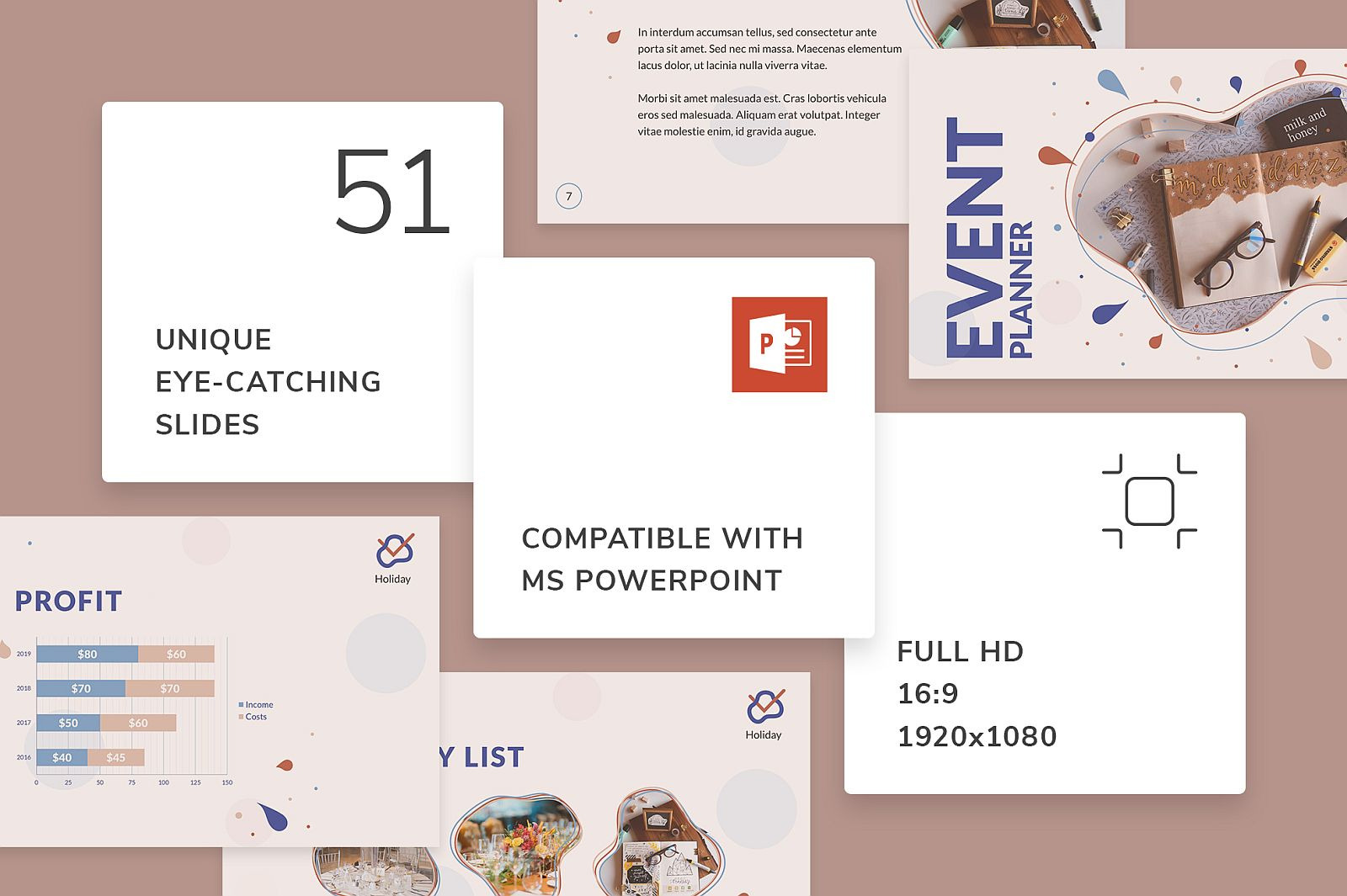 Event Planner Presentation PowerPoint Template Event Planner Presentation PowerPoint Template