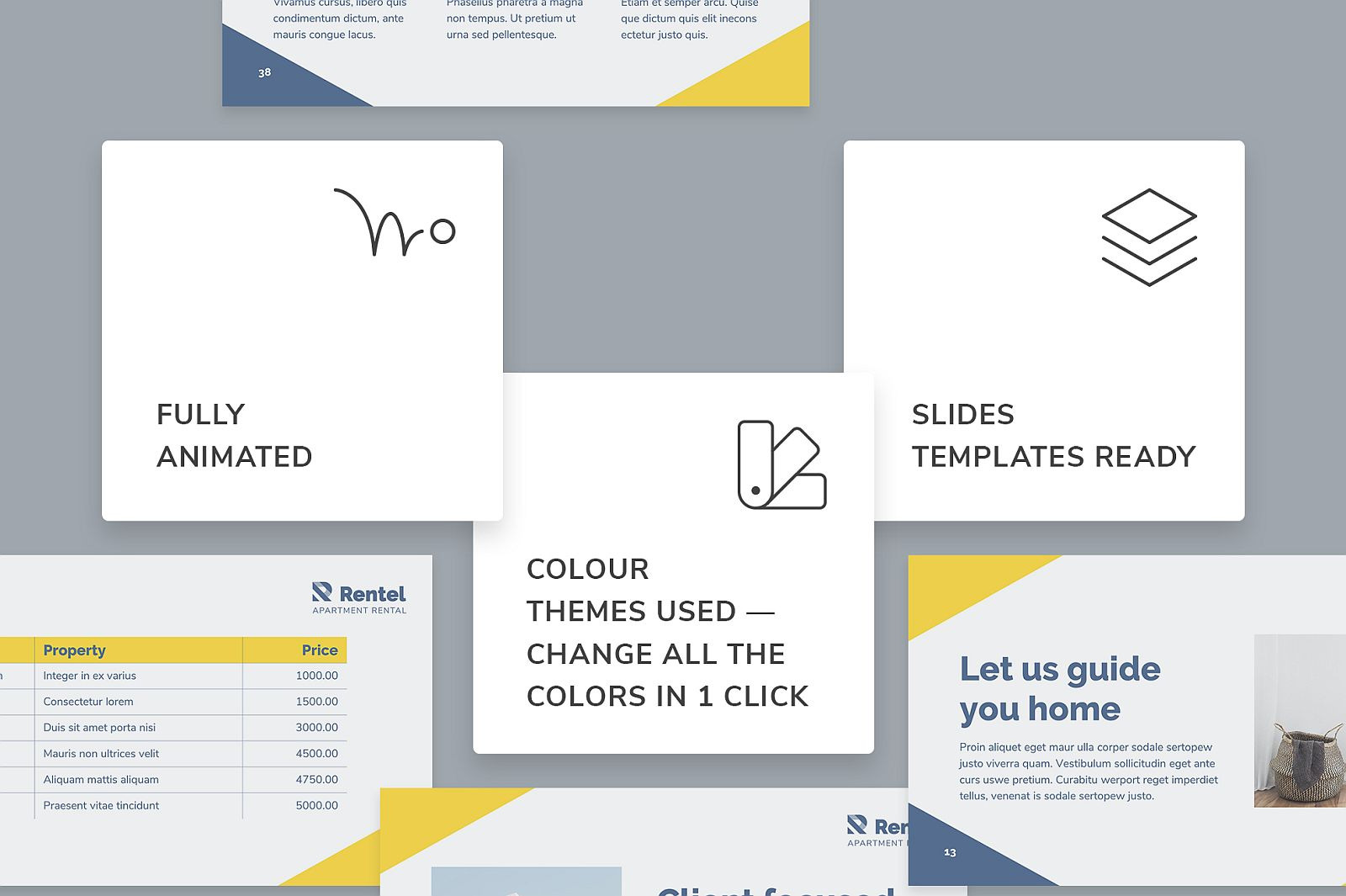 Apartment Rental Presentation PowerPoint template
